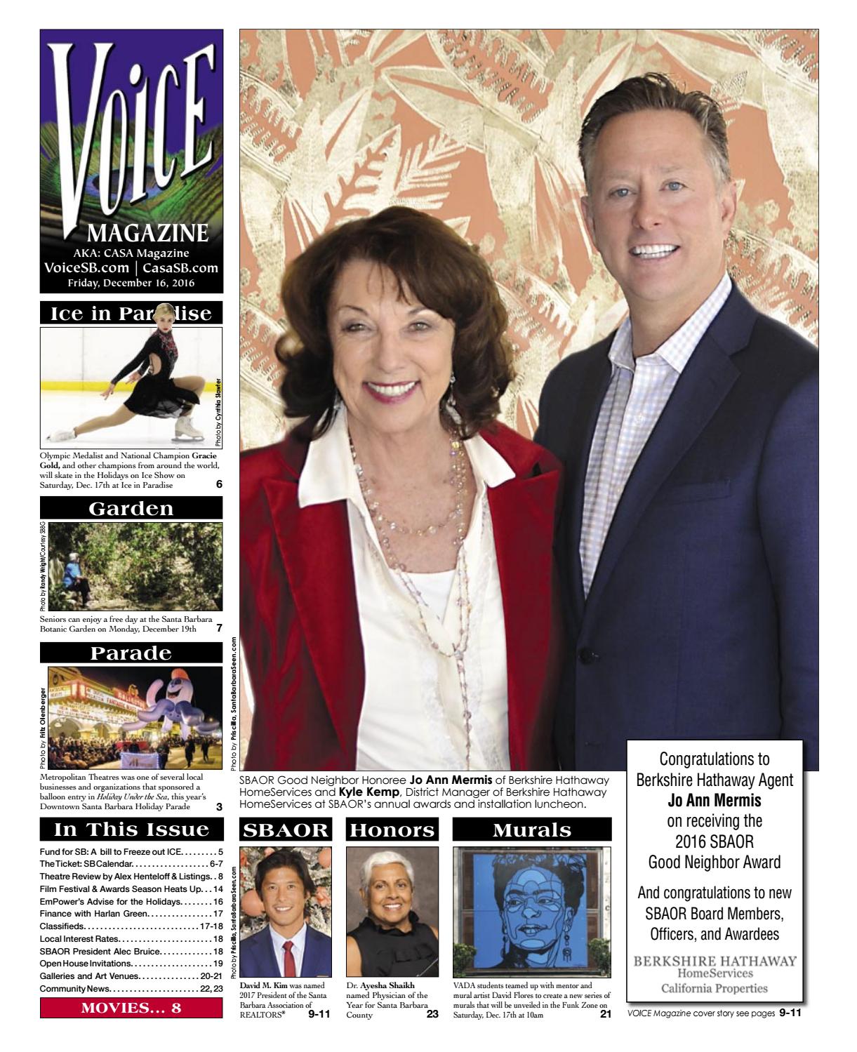 VOICE Magazine: December 16, 2016 by Voice Magazine / CASA - Issuu