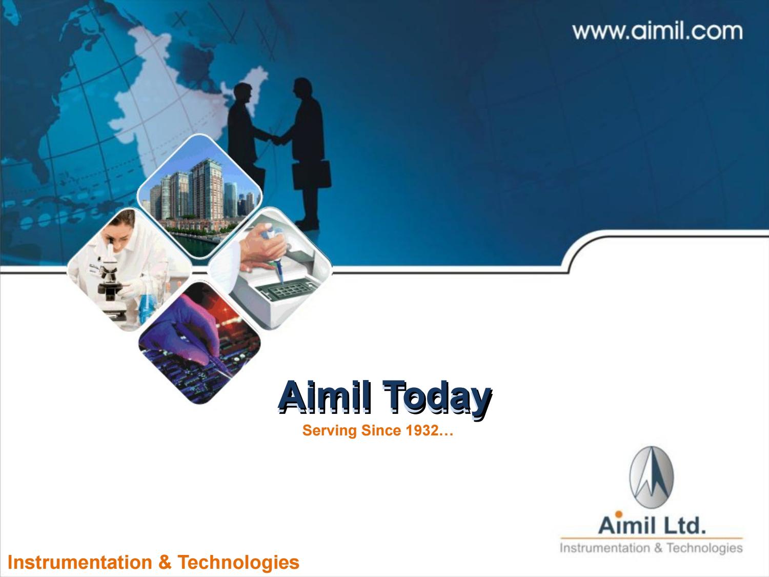 Aimil Products - Instrumentation & Technology - Corporate Presentation ...