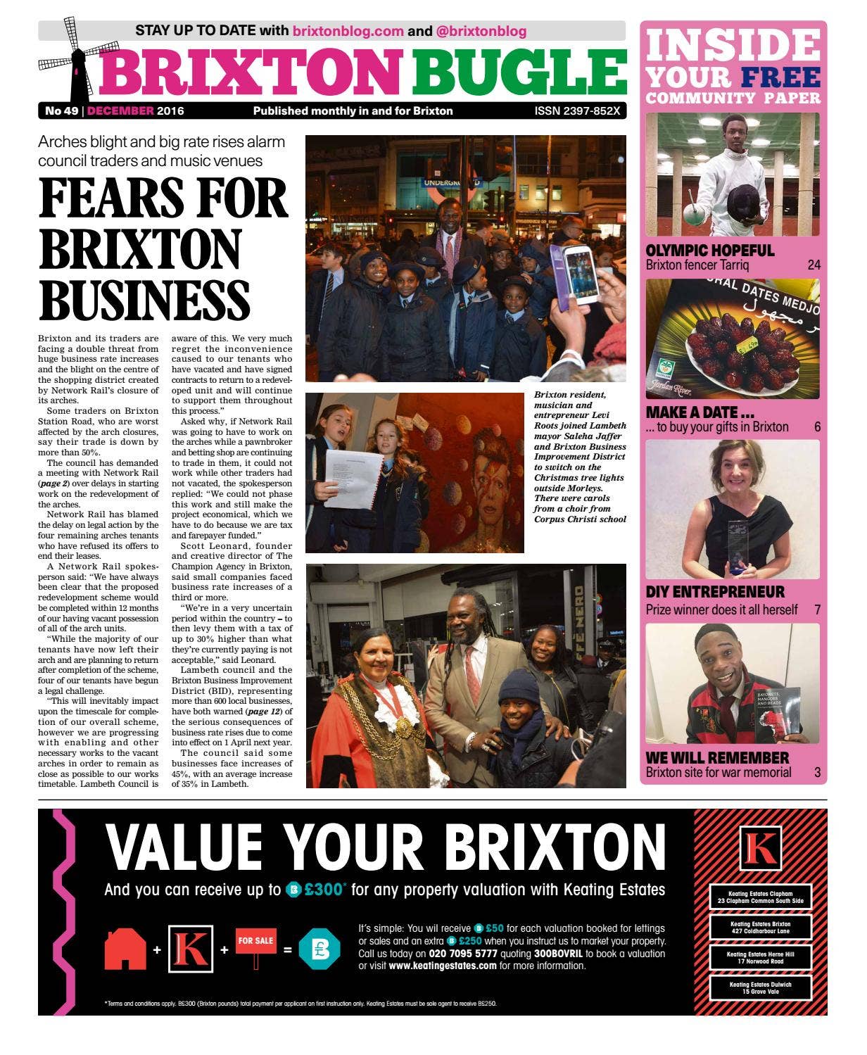 Brixton Bugle December 2016 by Brixton Bugle - Issuu