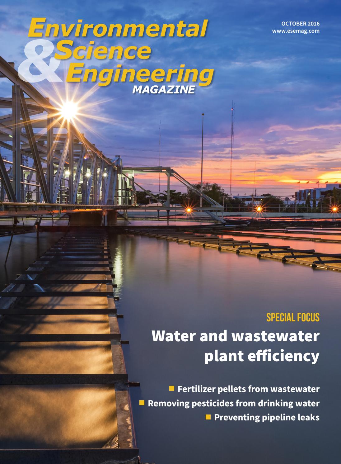 Environmental Science & Engineering Magazine (ESEMAG) October 2016 by ...