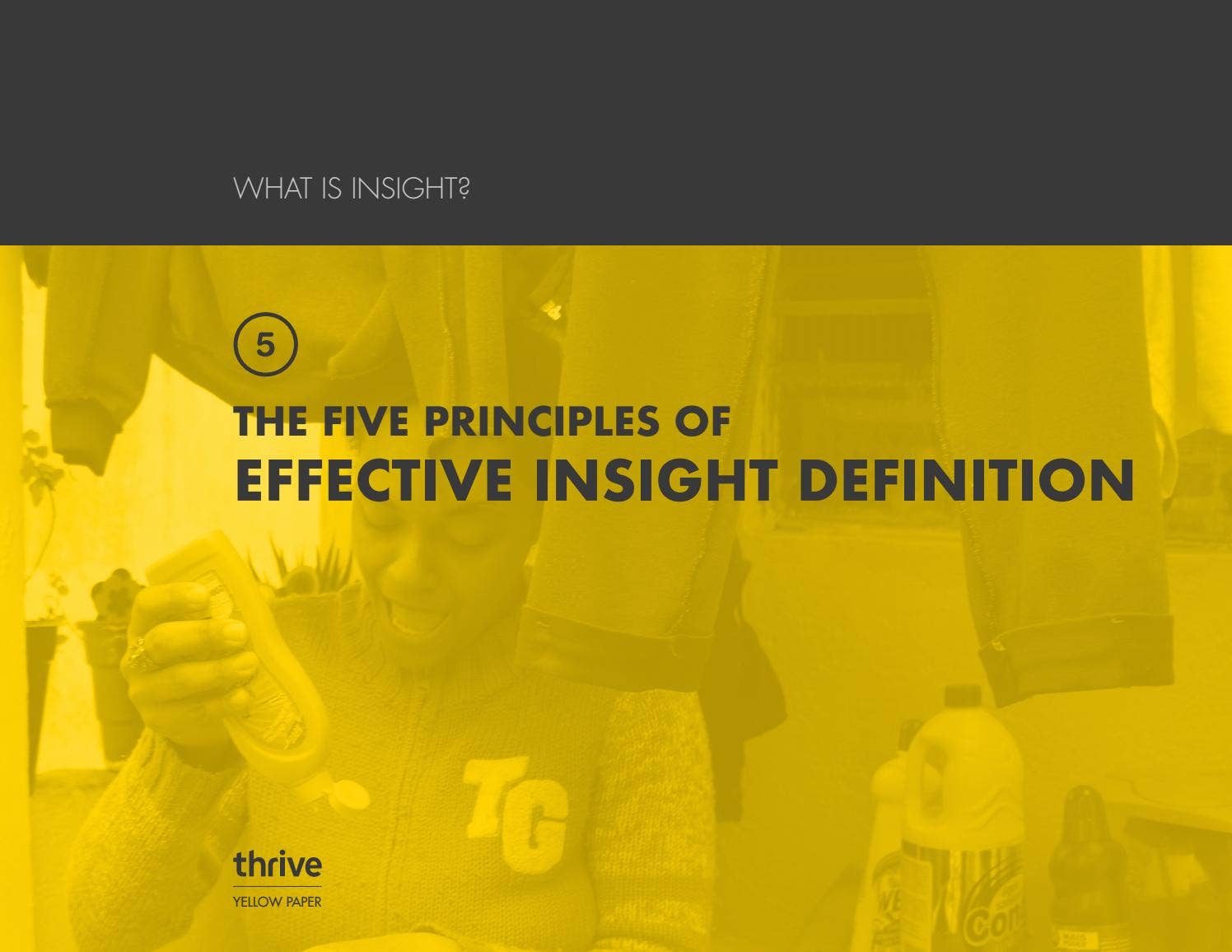 What Is Insight? The Five Principles of Effective Insight Definition by ...