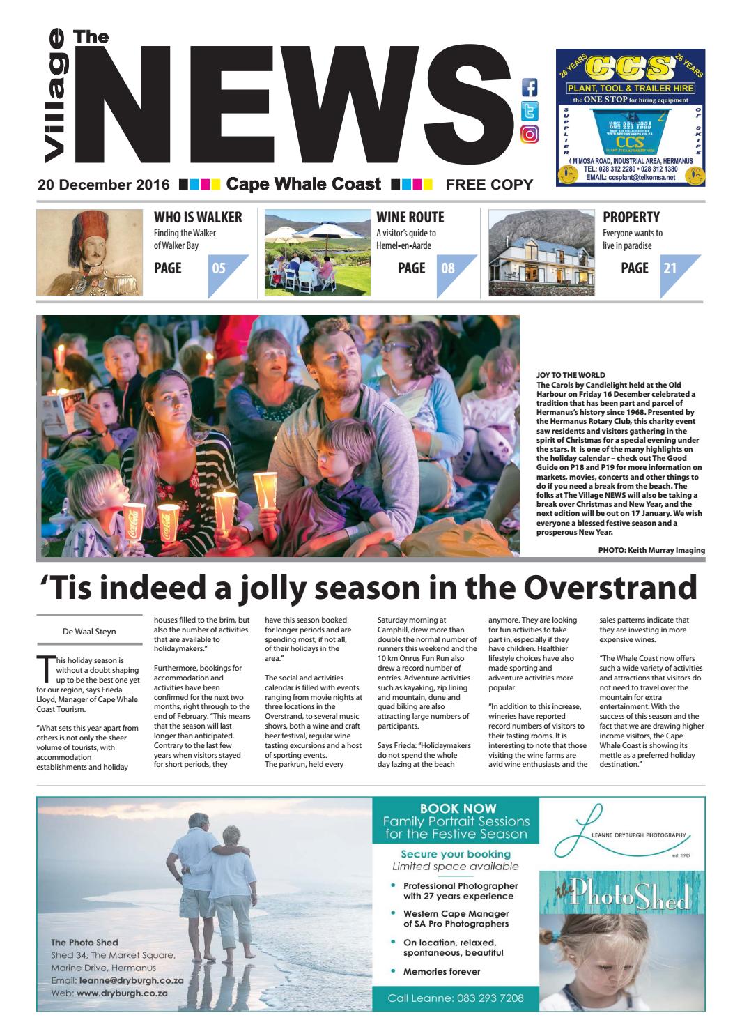 The Village NEWS 20 December 2016 by The Village NEWS - Issuu