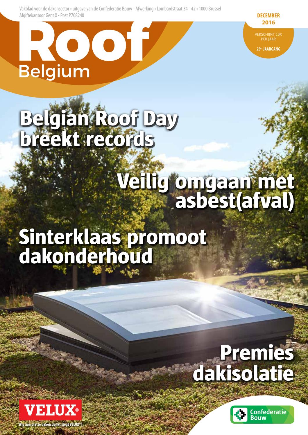 Roof belgium december 2016 by Embuild - Issuu