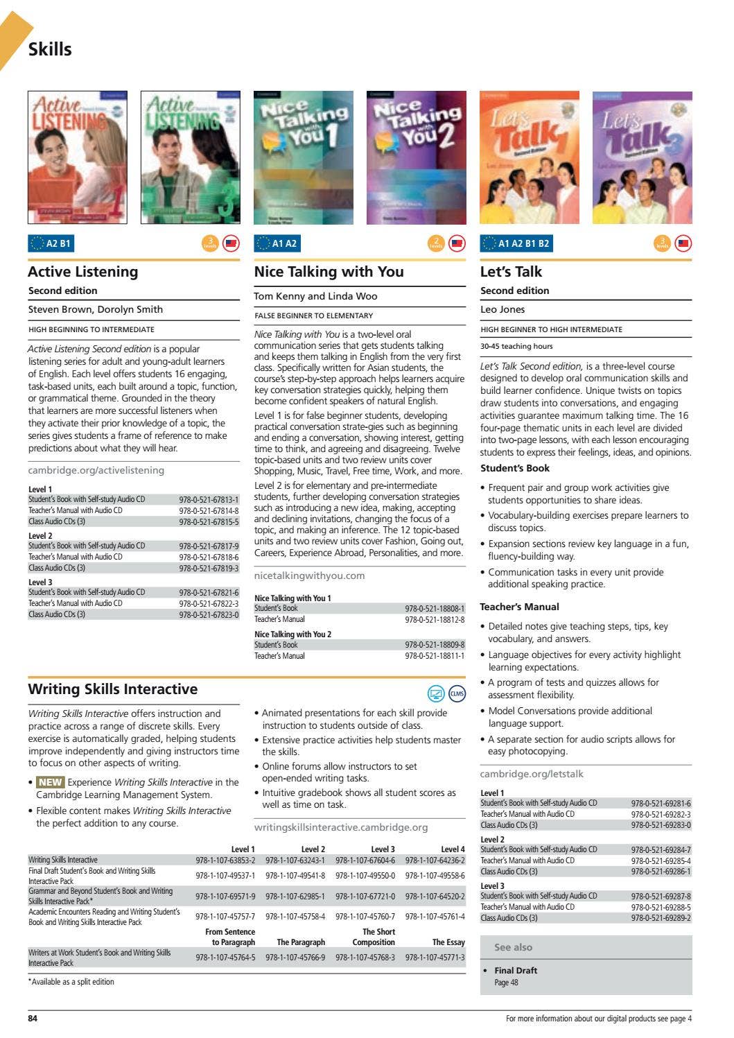 2017 ELT Cambridge University Press catalogue - Asia by Cambridge ...