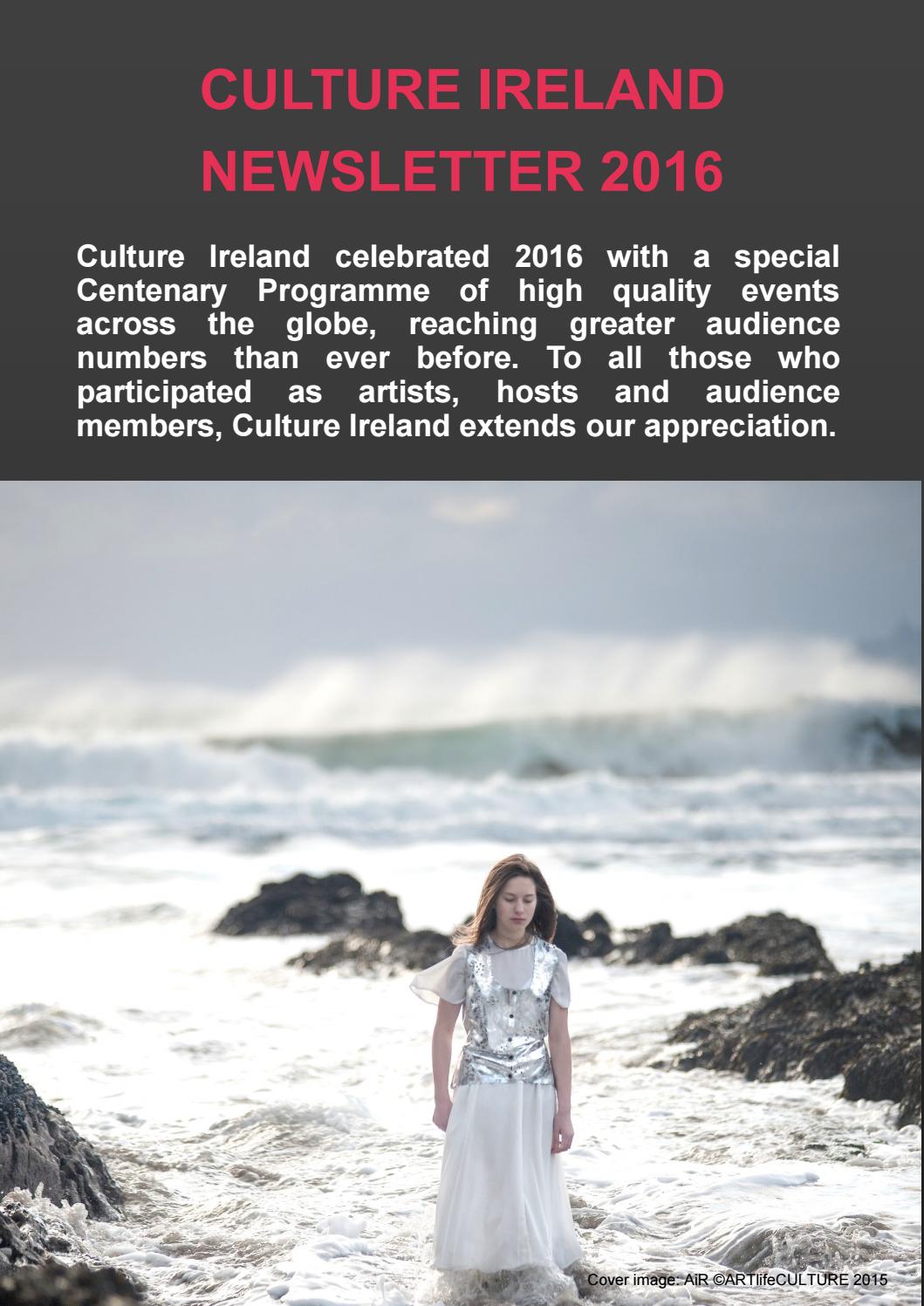 Newsletter 2016 by Culture Ireland - Issuu