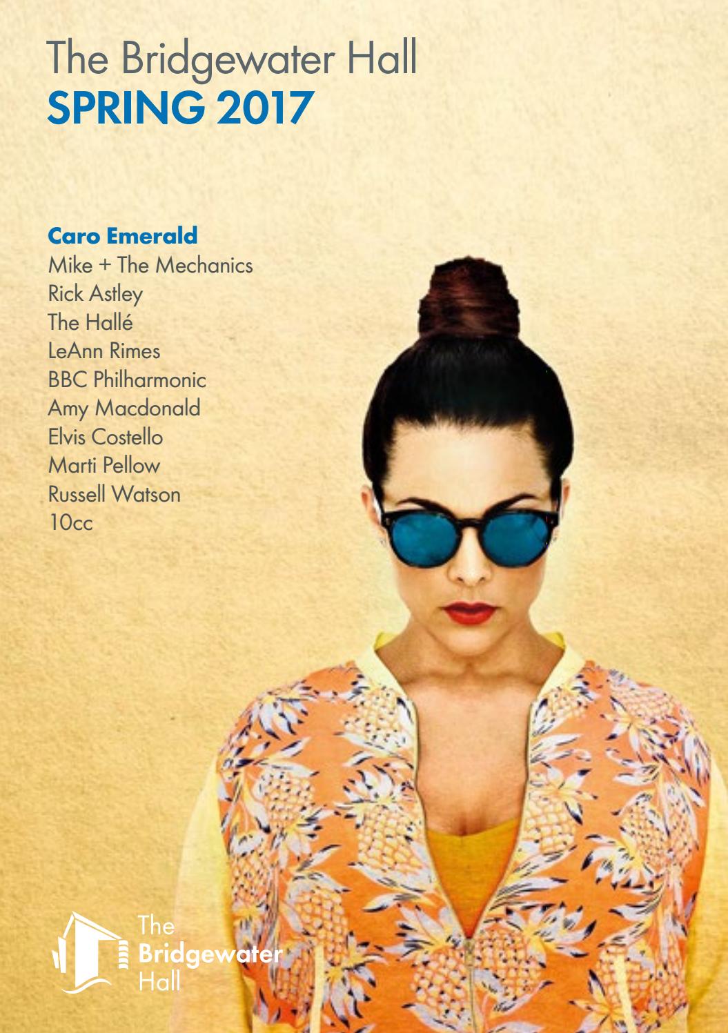 The Bridgewater Hall What's on Guide Spring 2017 by The Bridgewater ...