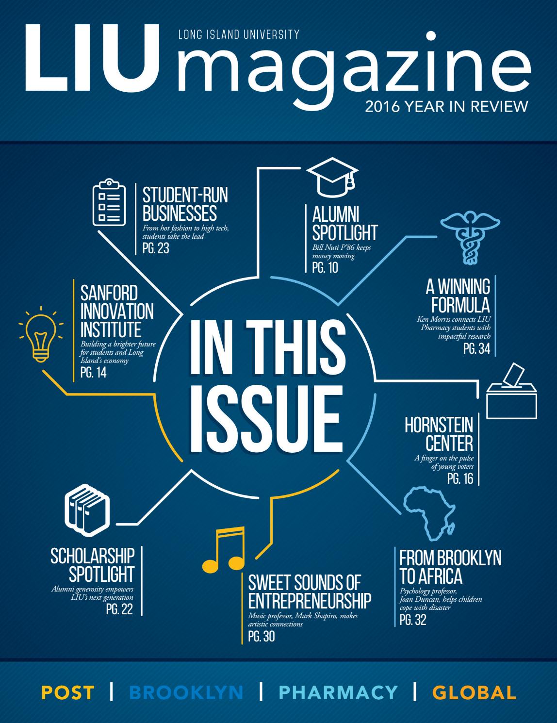 LIU Alumni Magazine: 2016 Year in Review by Long Island University - Issuu