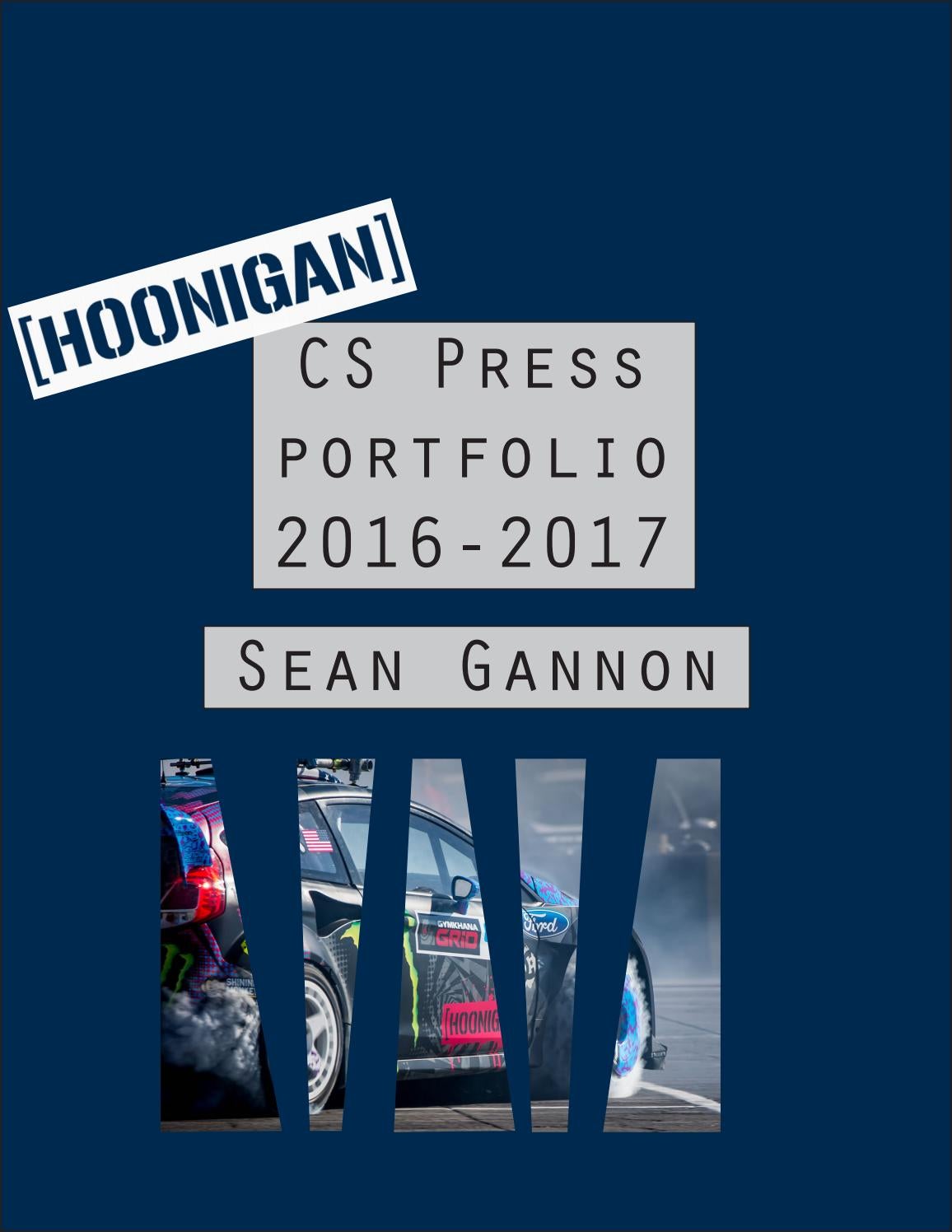 Sean Gannon Portfolio 2016 by Lori Hart - Issuu
