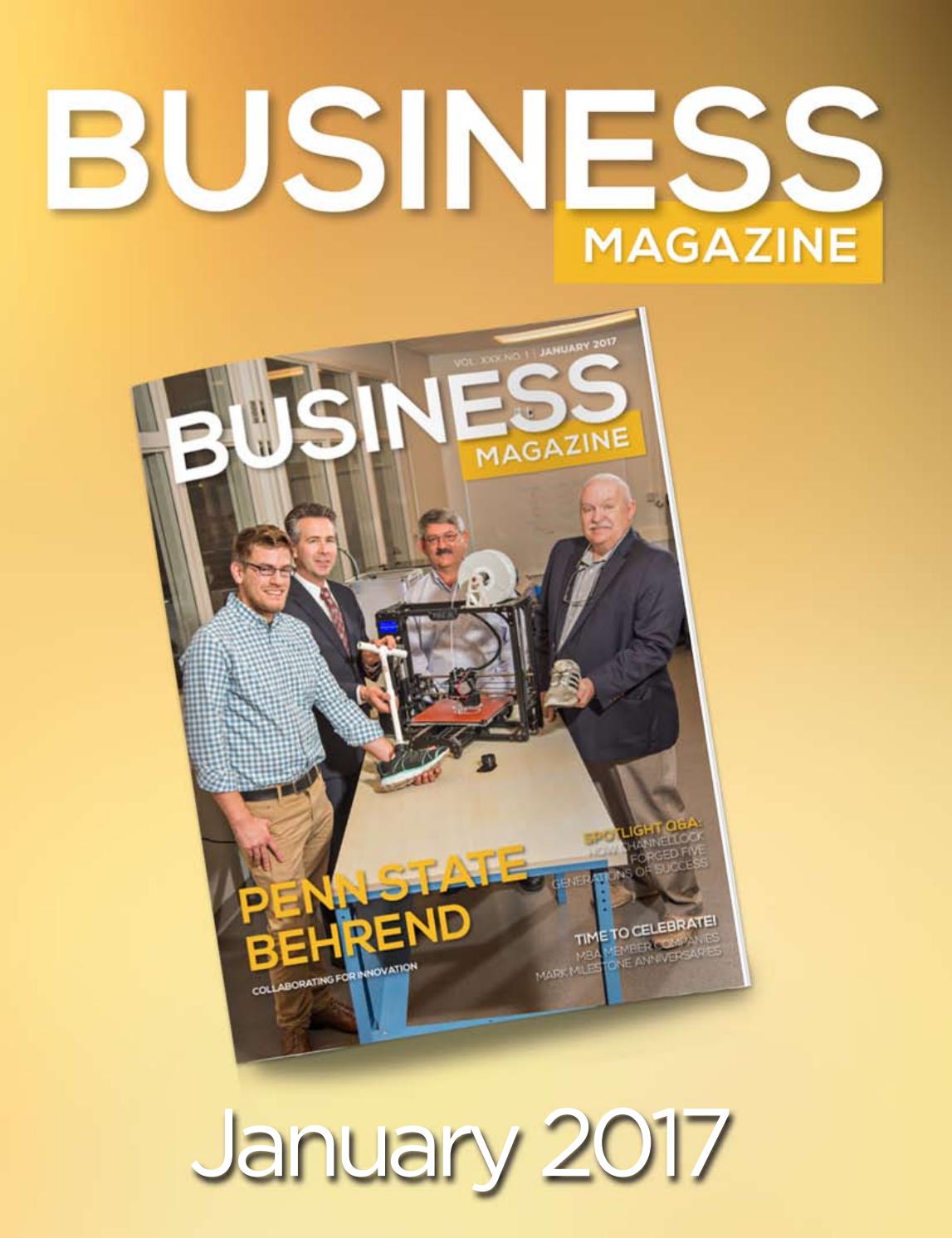 January 2017 Business Magazine by MBA Business Magazine - Issuu
