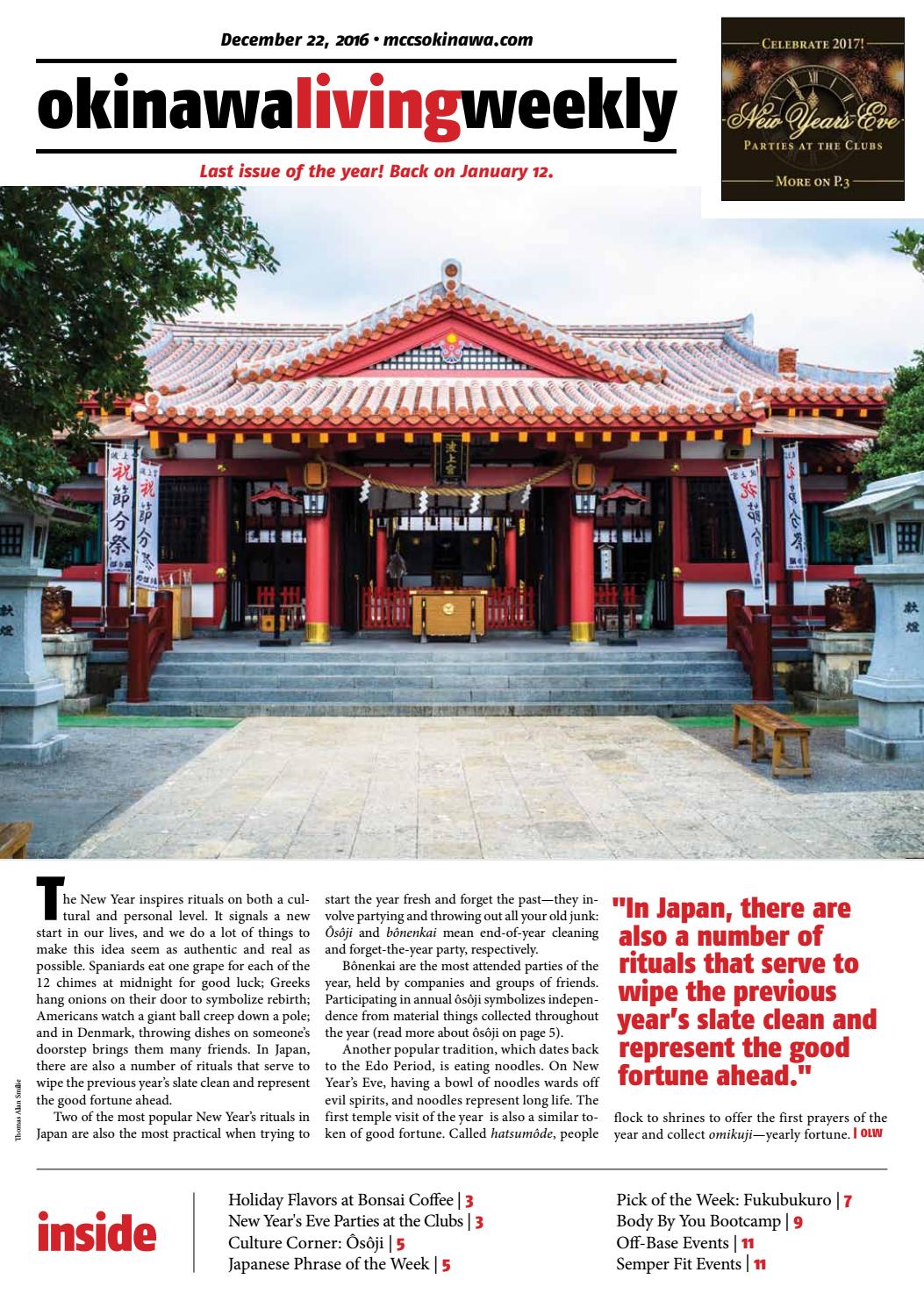 Okinawa Living Weekly by MCCS Okinawa - Issuu