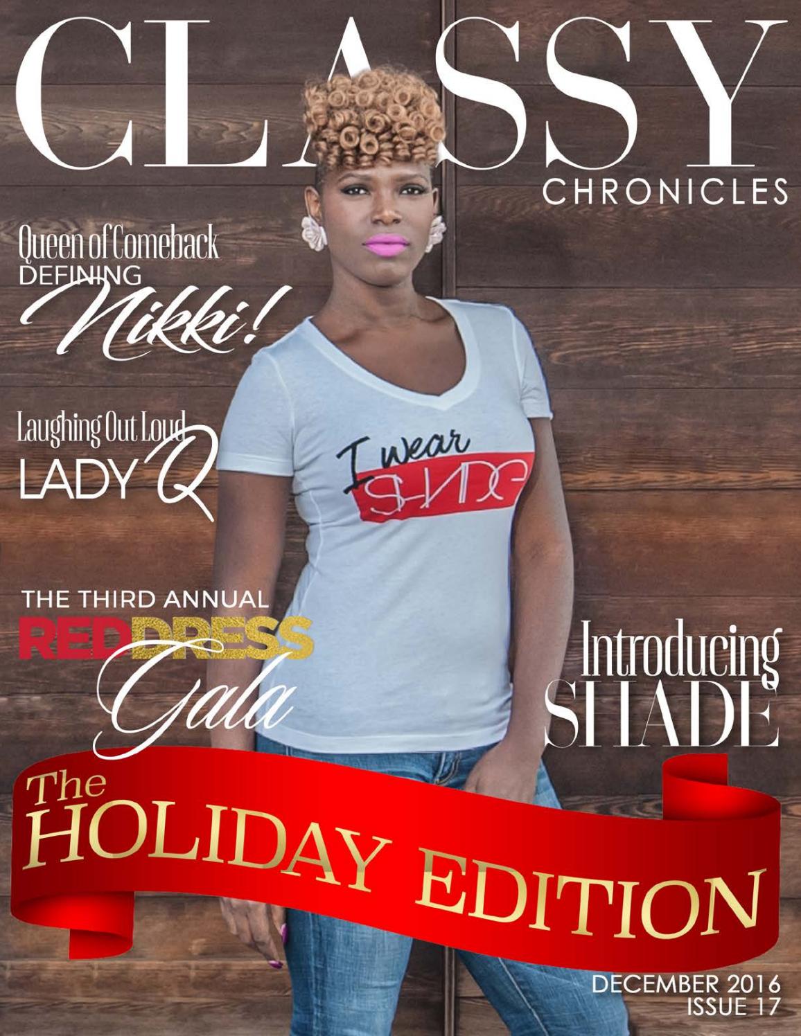 Classy Chronicles, December 2016, Issue 17 by Classy Living Society - Issuu