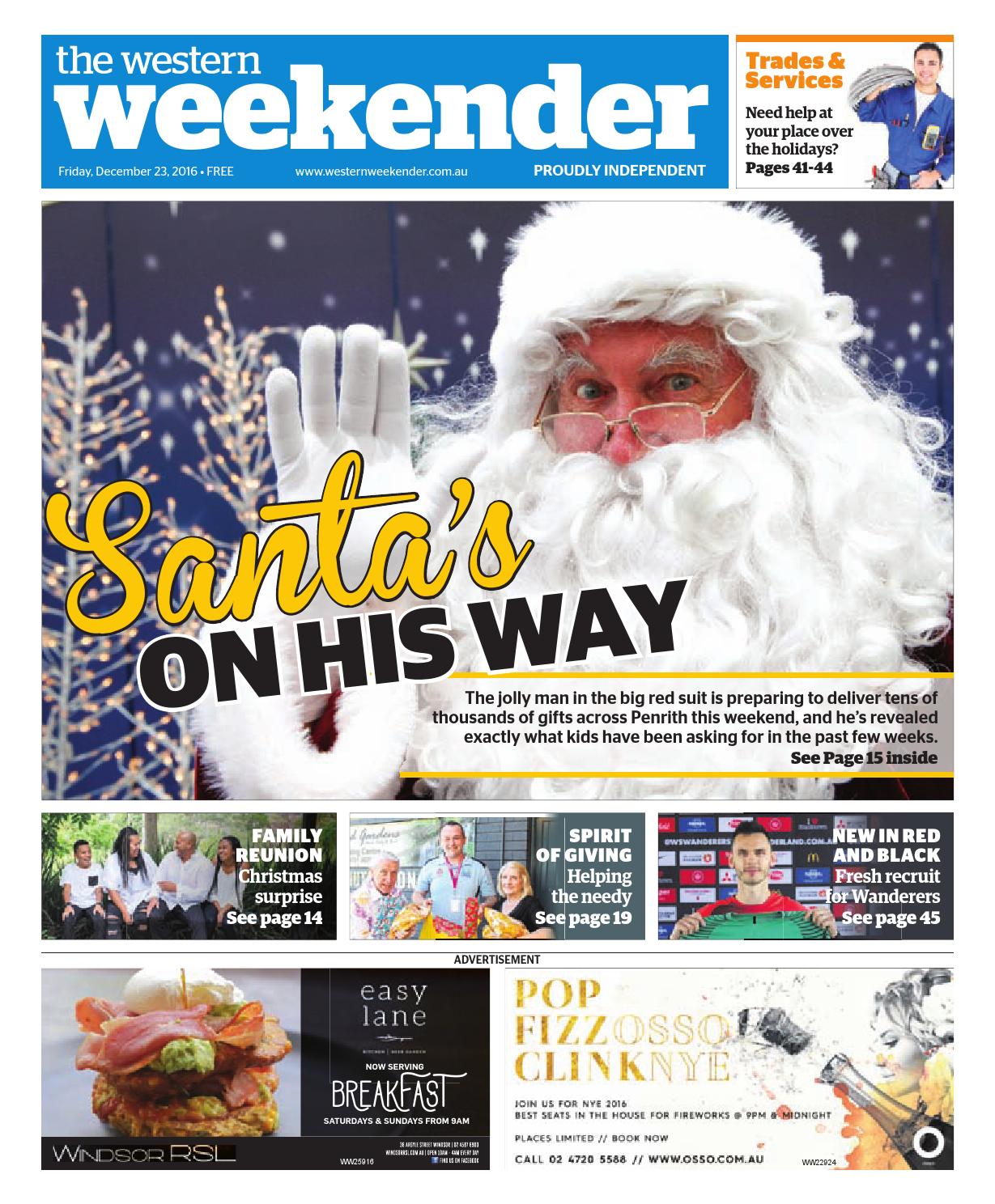 Western Weekender December 23 by Western Sydney Publishing Group - Issuu