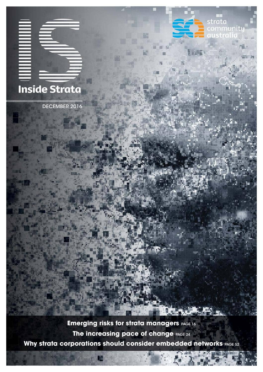 SCA Inside Strata December 2016 by arkmedia4217 - Issuu