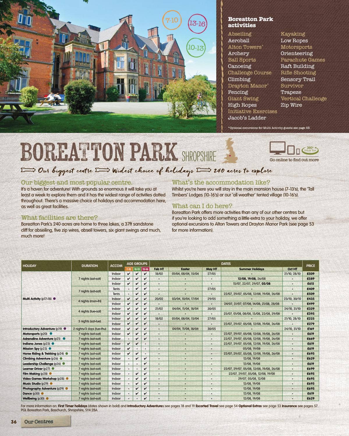 PGL Adventure Holidays Brochure 2017 by PGL Travel Ltd - Issuu