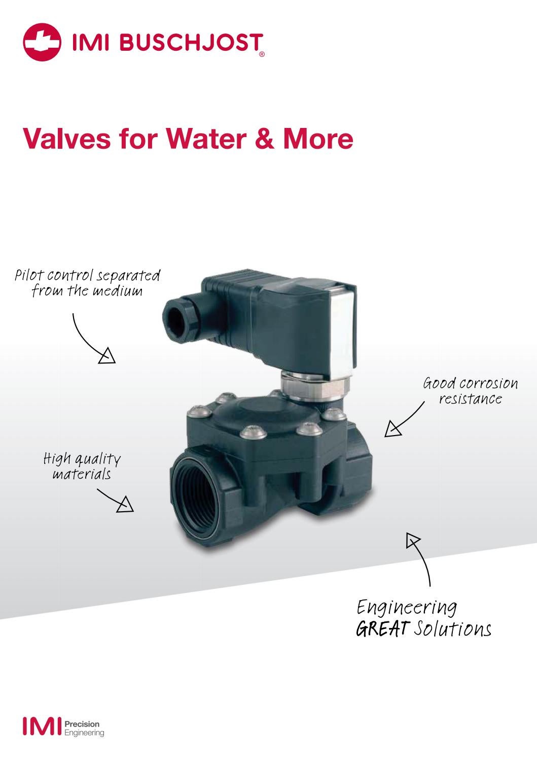 Valves for Water & More by IMI Precision Engineering - Issuu