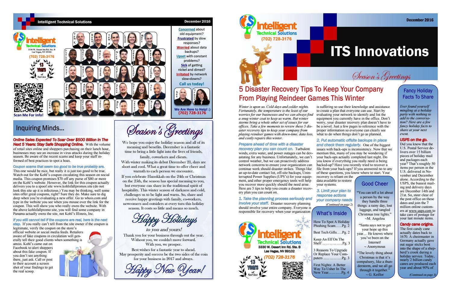 2016 12 its newsletter by Derek Brown - Issuu