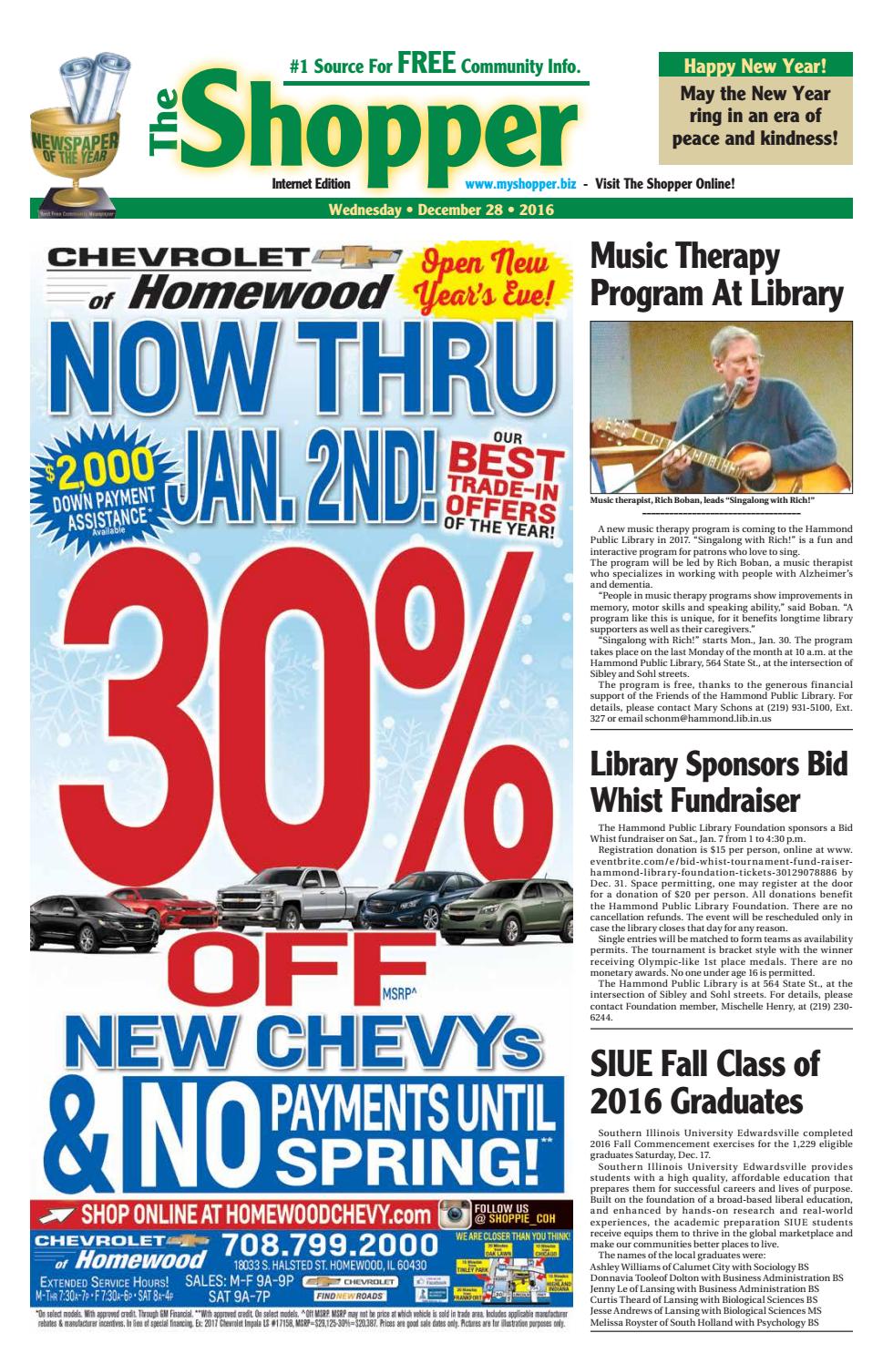 The Shopper 12/28/16 by The Shopper - Issuu