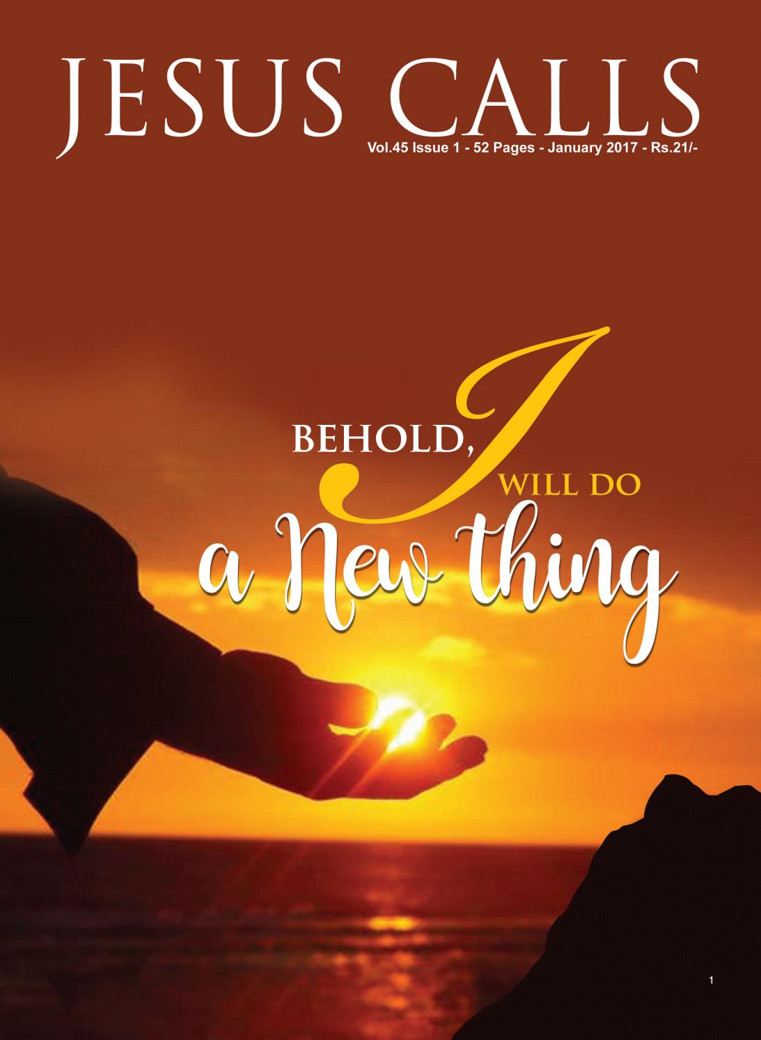 Jesus Calls (English) - January 2017 by Jesus Calls - Issuu