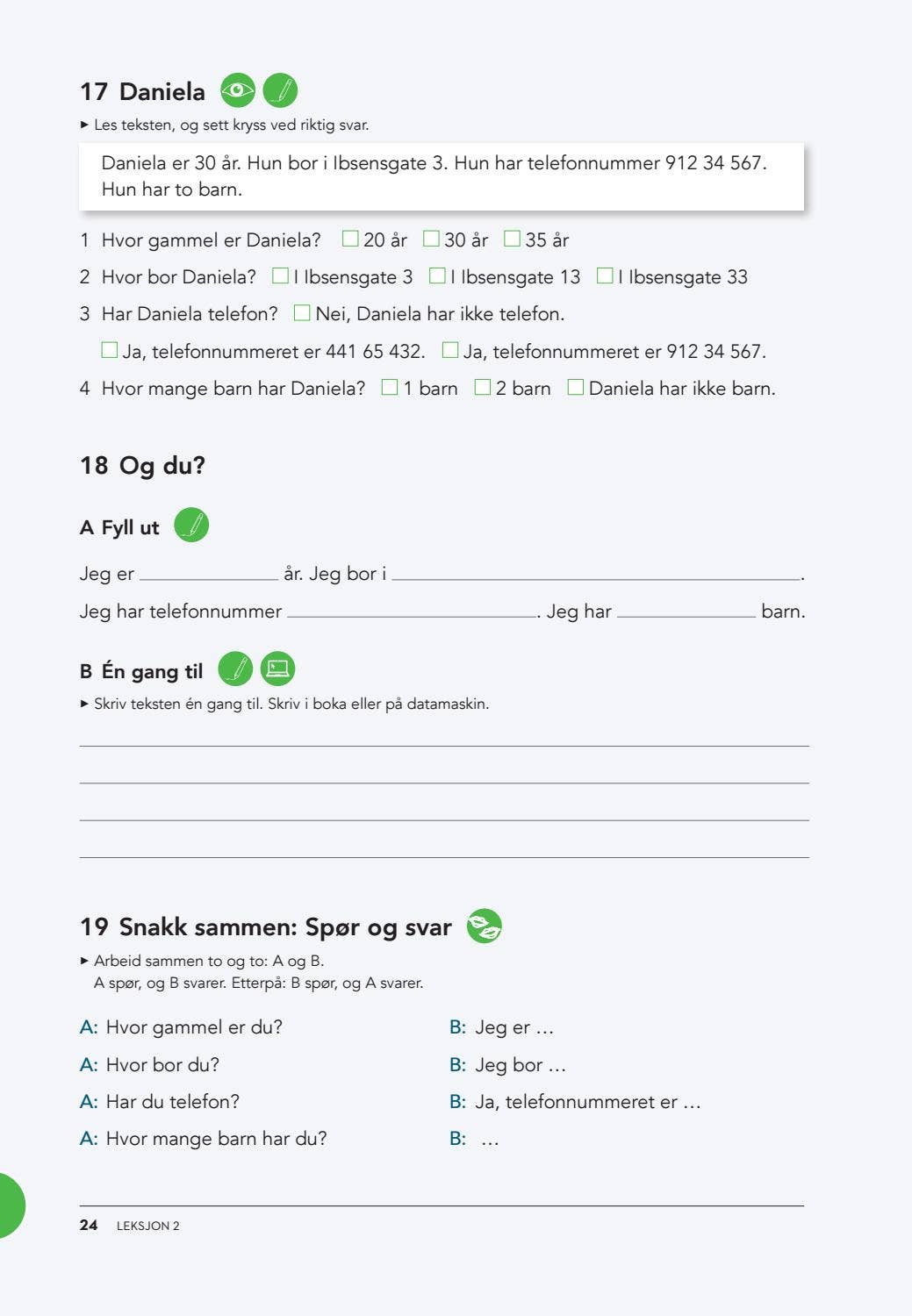 Norsk Nå! Arbeidsbok A1 (9788211021786) by Fagbokforlaget - Issuu