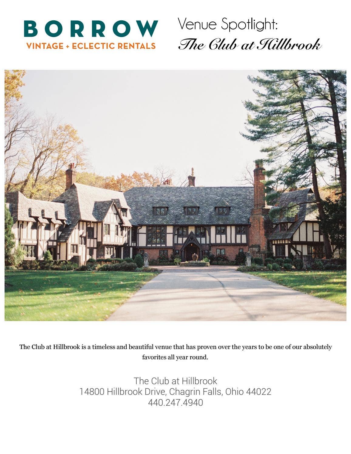 The Club at Hillbrook Venue Book by Borrow Curated Furniture + Design ...