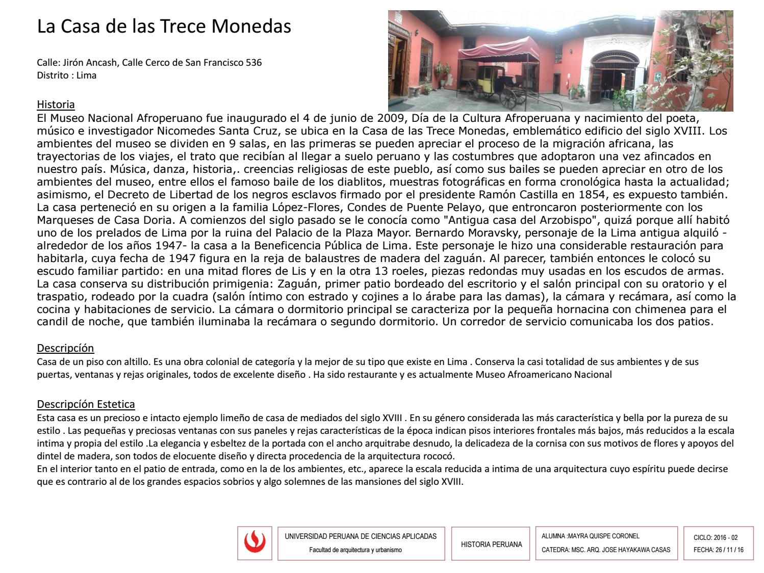 Museo afroperuano nacional - Mayra Coronel by Arquitectura Peruana - Issuu