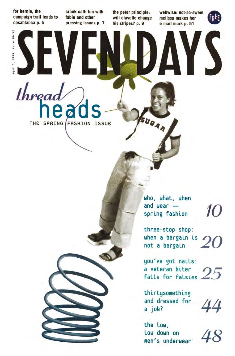 Seven Days, April 7, 1999 by Seven Days - Issuu