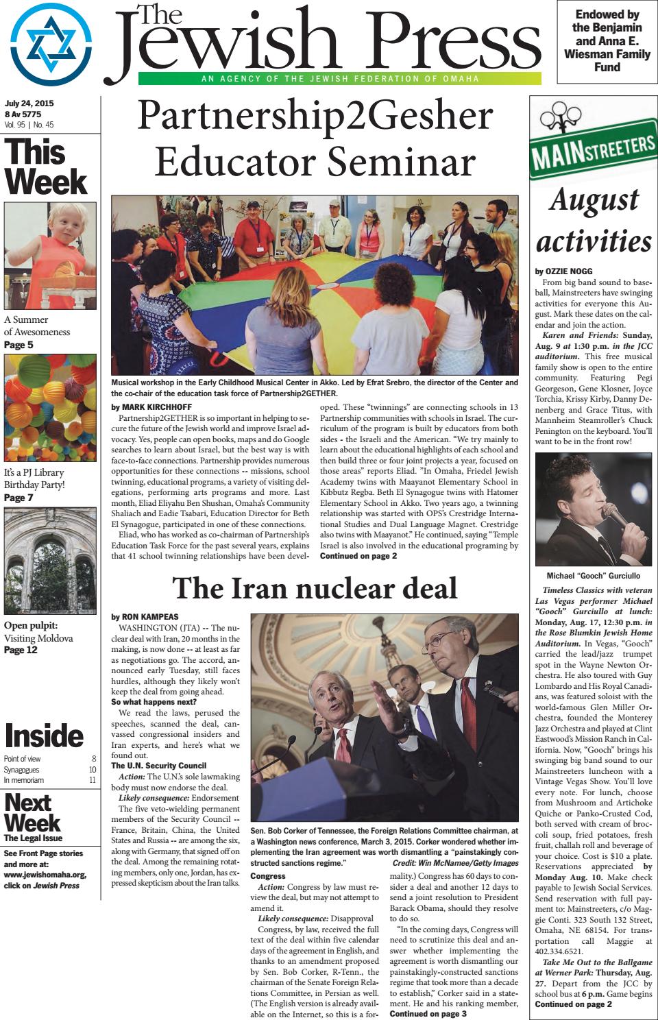 July 24, 2015 by Jewish Press - Issuu