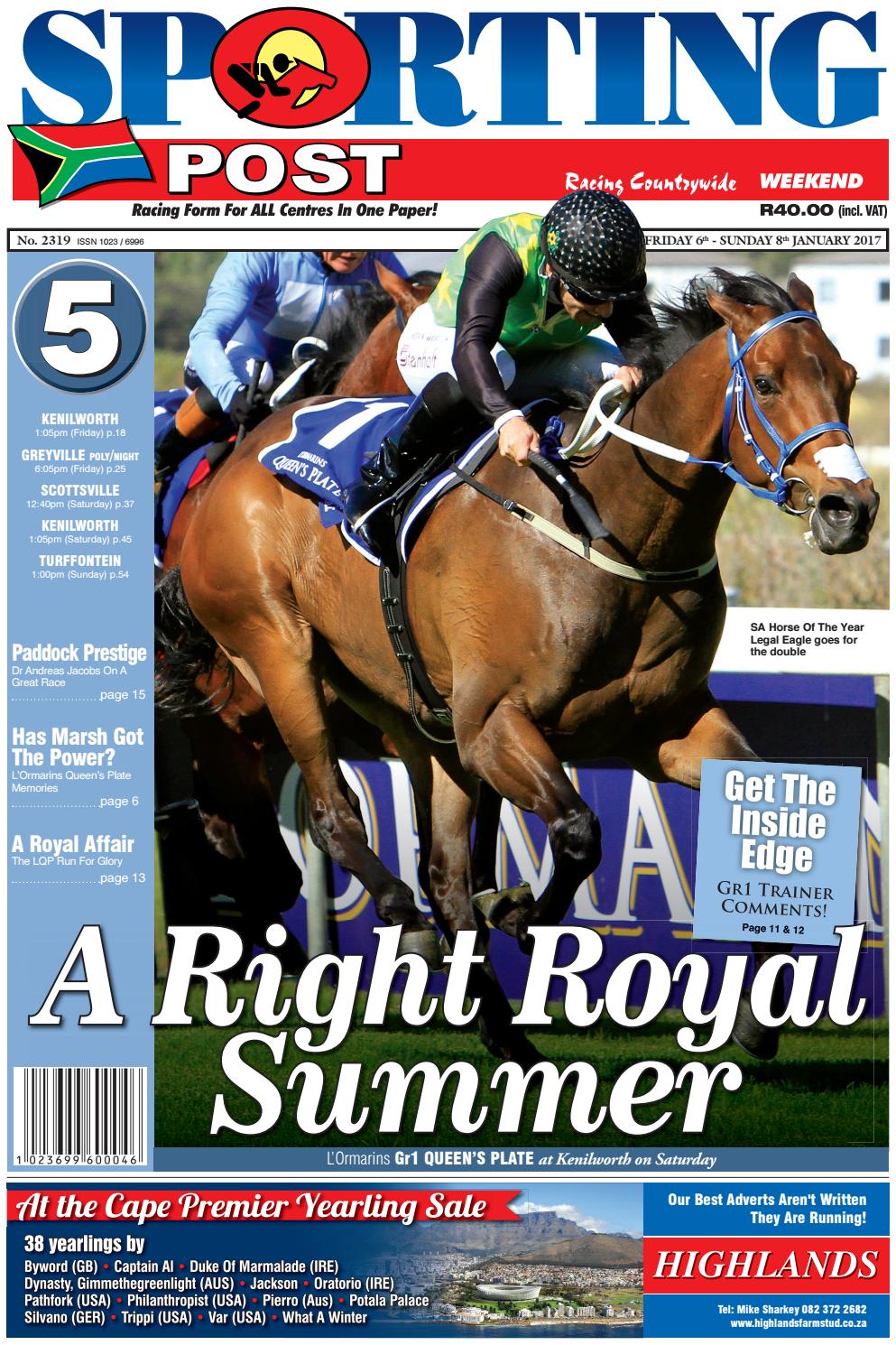 6-8 Jan #2319 Sporting Post by Sporting Post - Issuu