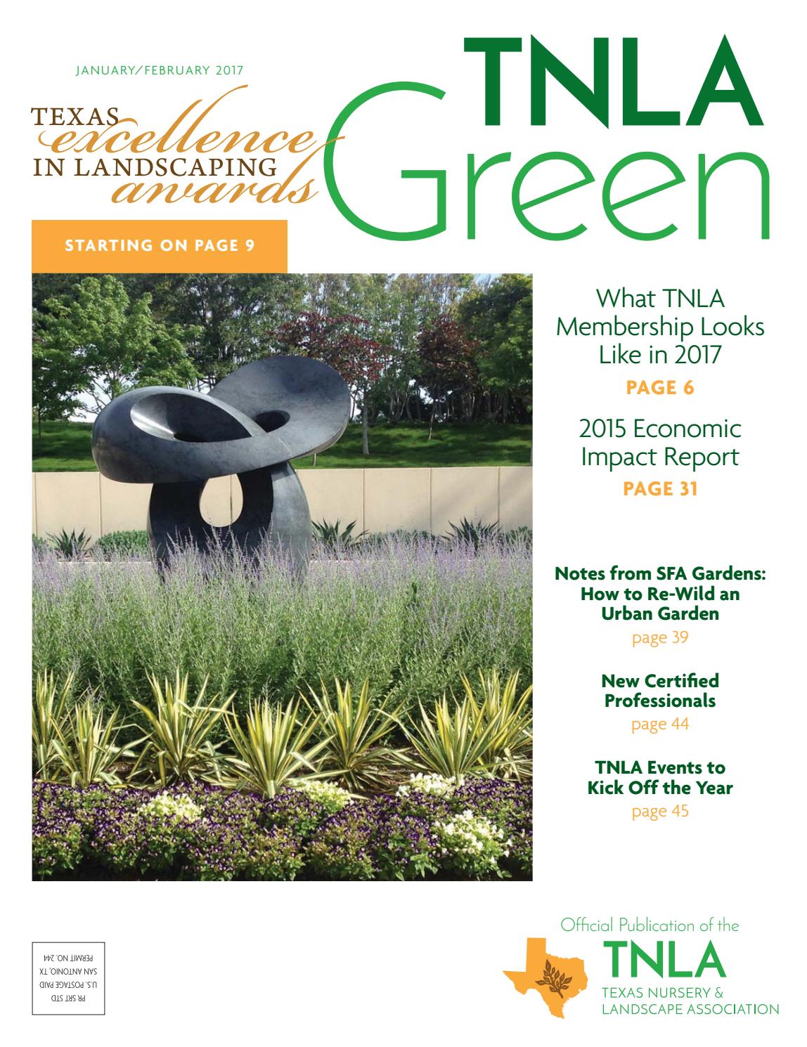 January/February 2017 TNLA Green Magazine by Texas Nursery & Landscape ...