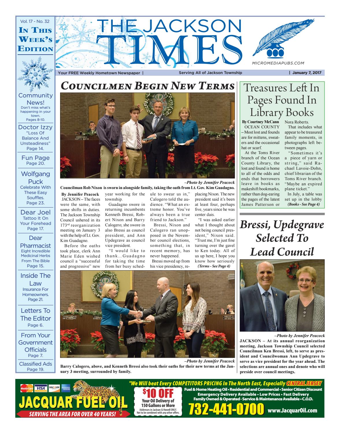 2017-01-07 - The Jackson Times by Jersey Shore Online - Issuu
