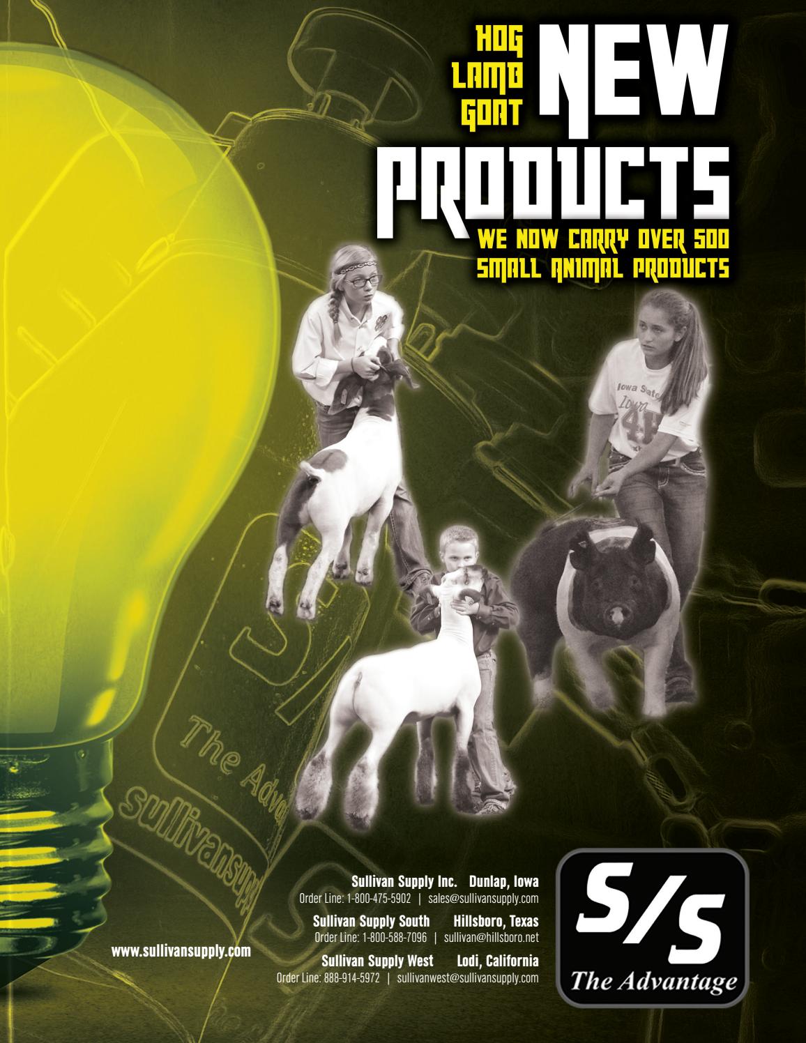 Hog, Lamb and Sheep New Products from Sullivan Supply by Sullivan ...