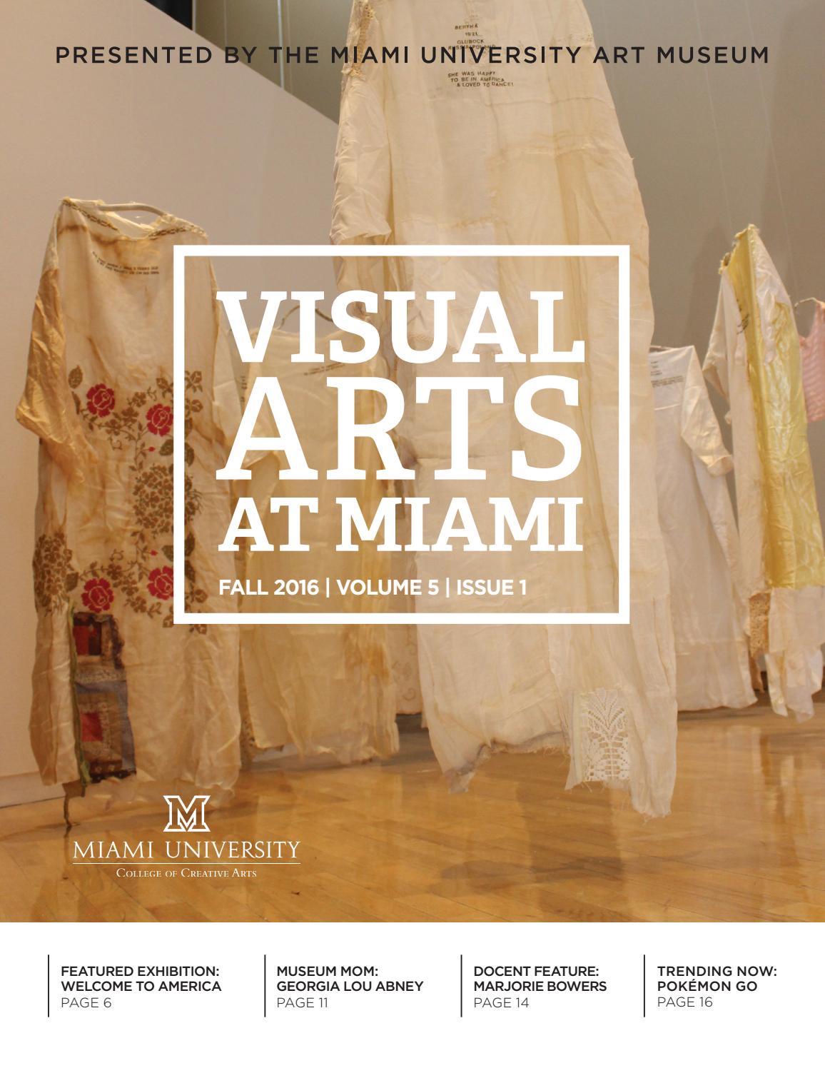 Miami University Art Museum - Fall 2016 -Visual Arts at Miami Magazine ...