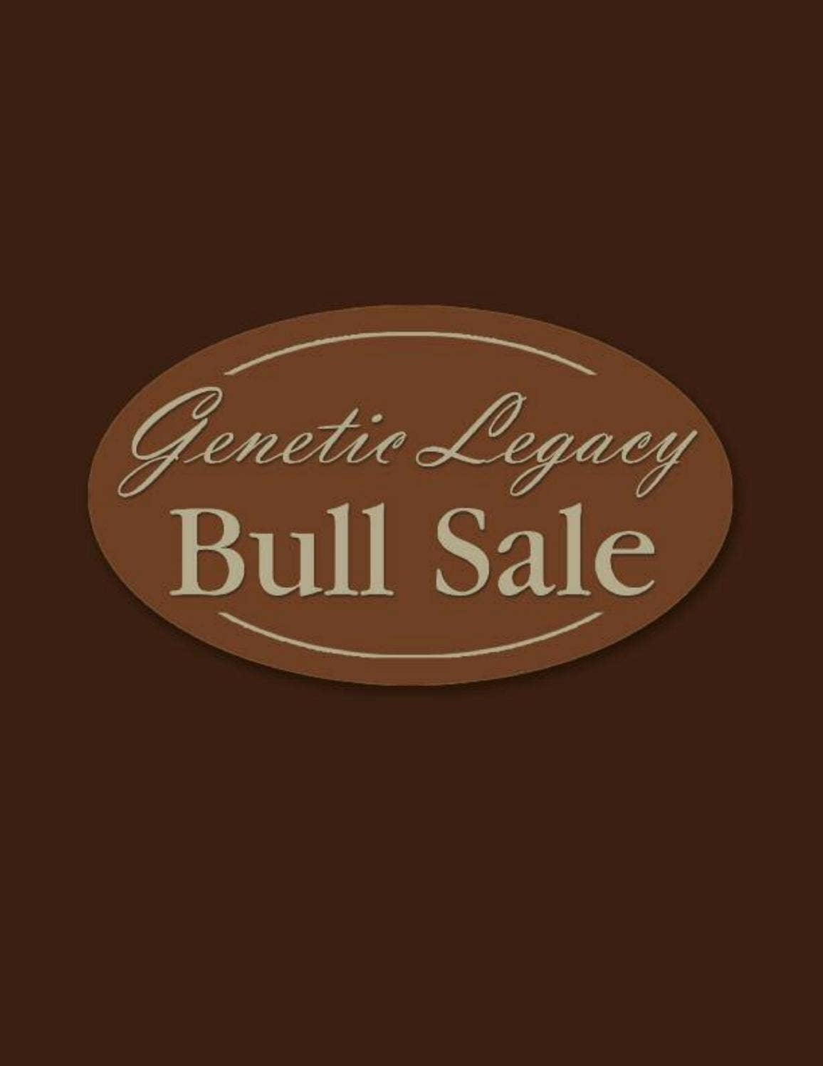 Genetic Legacy Bull Sale by American Simmental Publication, Inc - Issuu