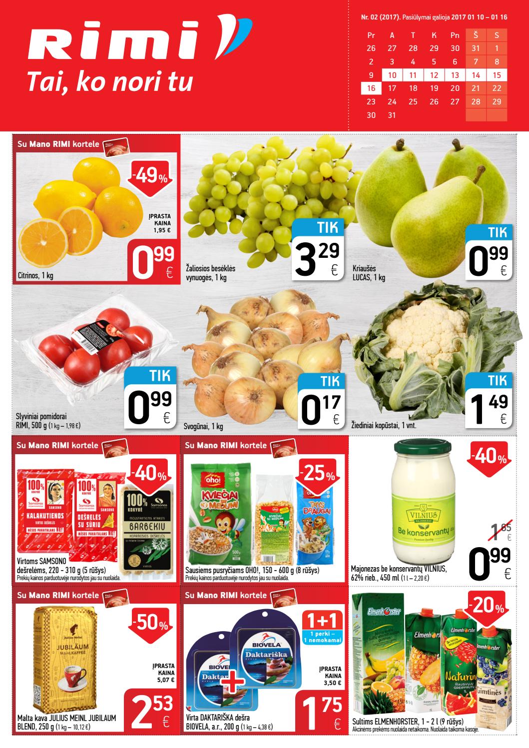 RIMI savaitinis leidinys Nr. 2-2017 UTENA, KAIŠIADORYS, UKMERGĖ, JONAVA ...