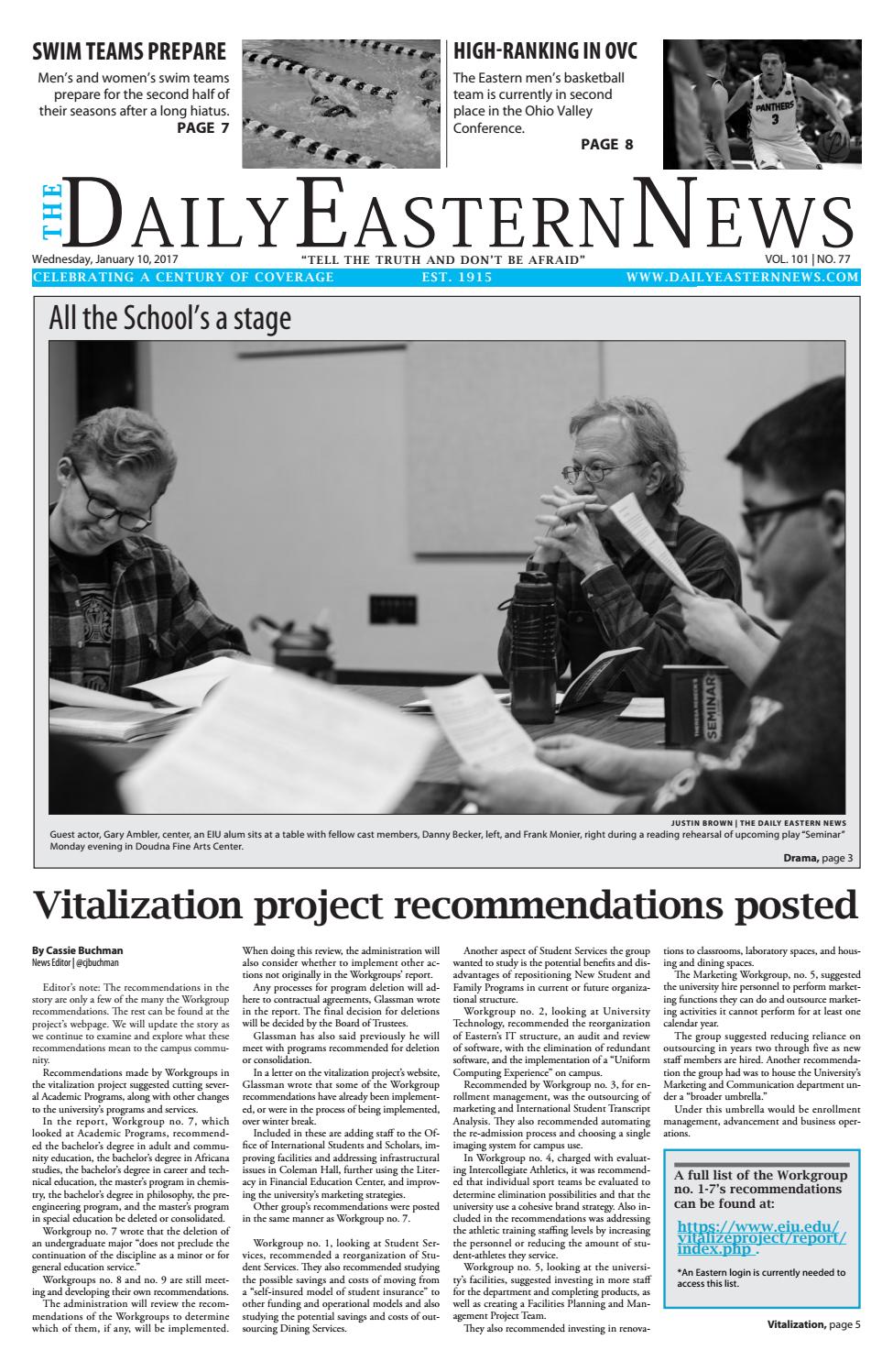 01. 10 .17 by The Daily Eastern News - Issuu