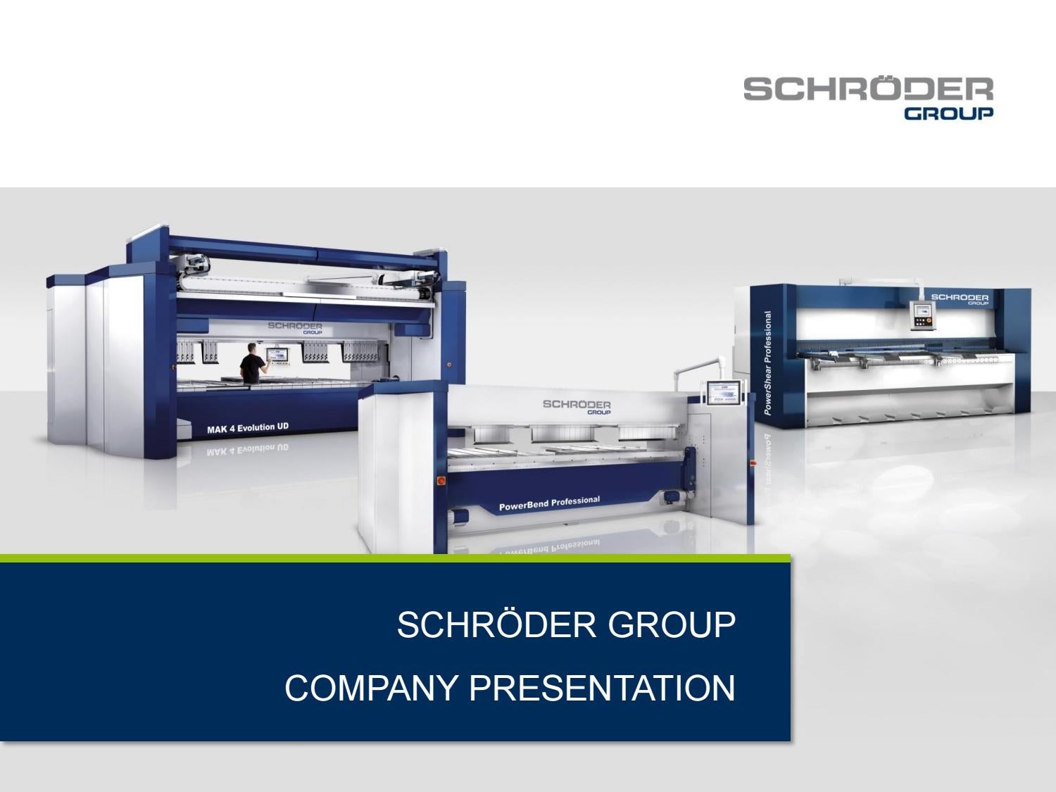 Brochure > Schröder Group Company Presentation by MUNCHOLM A/S - Issuu