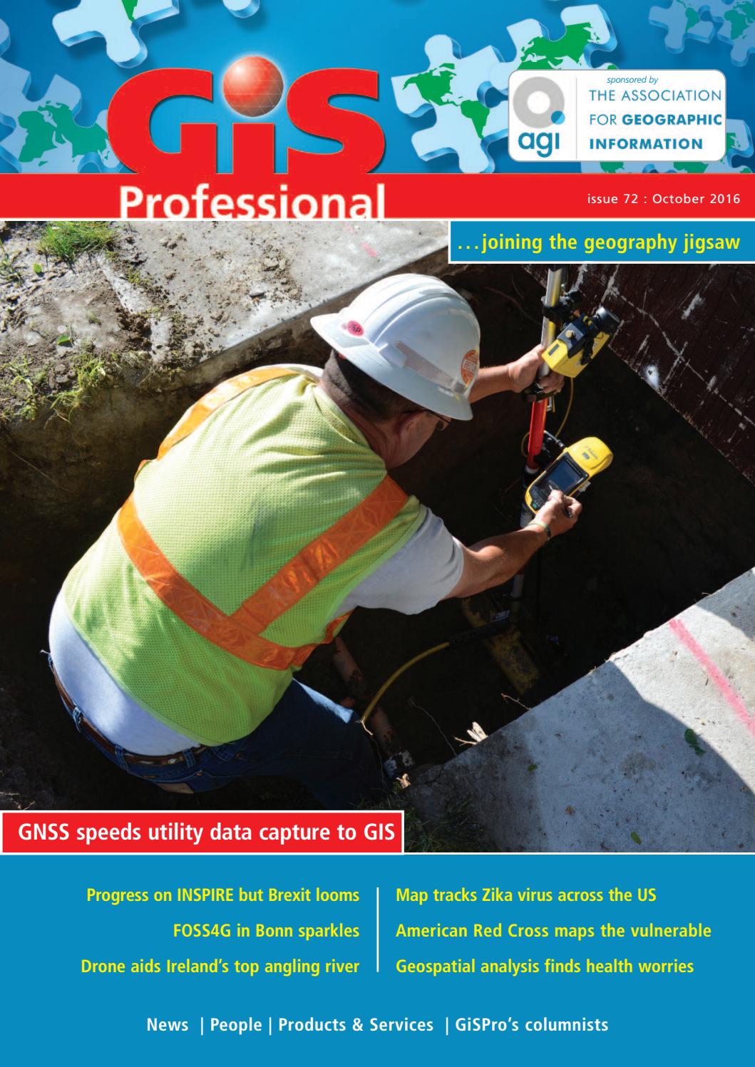 Gis professional october 2016 by Geomares Publishing - Issuu