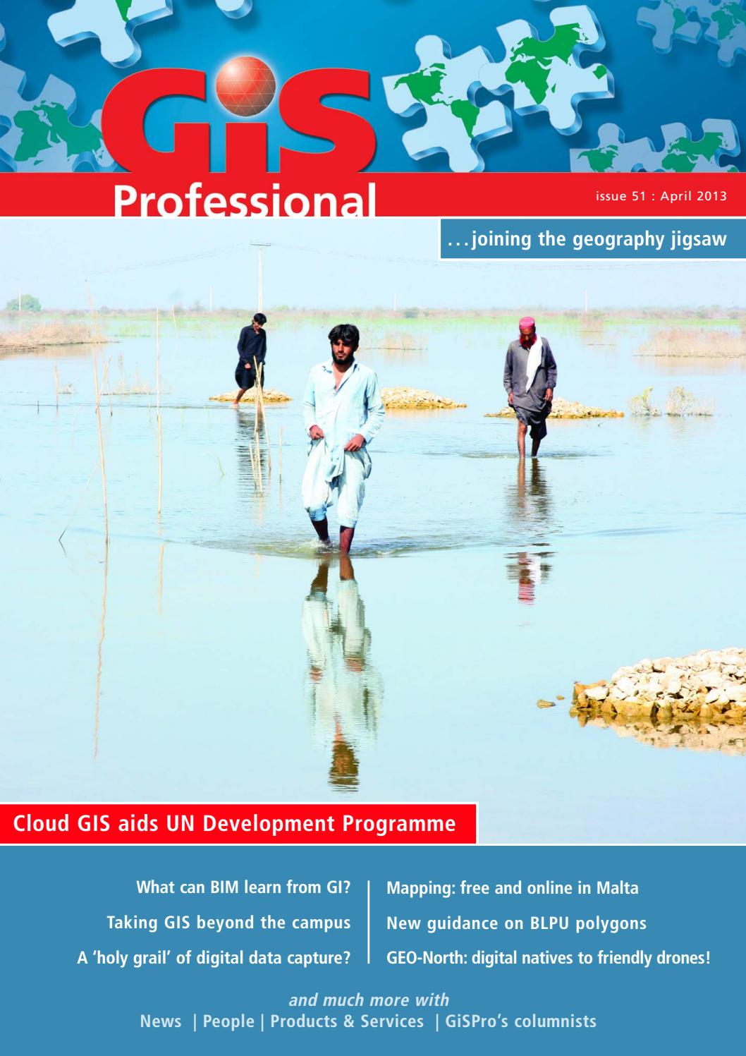Gis professional april 2013 by Geomares Publishing - Issuu