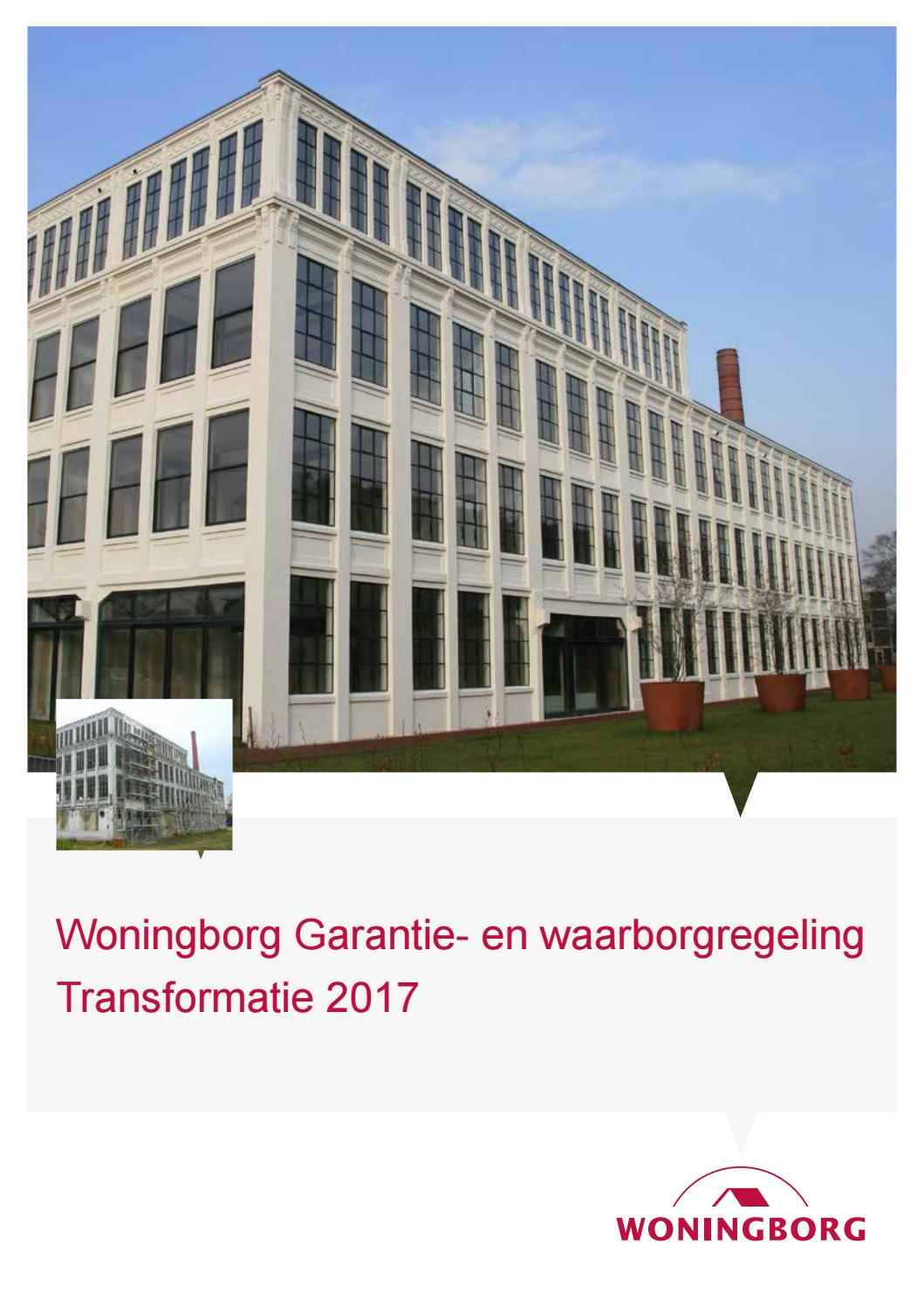 Woningborg Garantie- en waarborgregeling Transformatie 2017 by ...