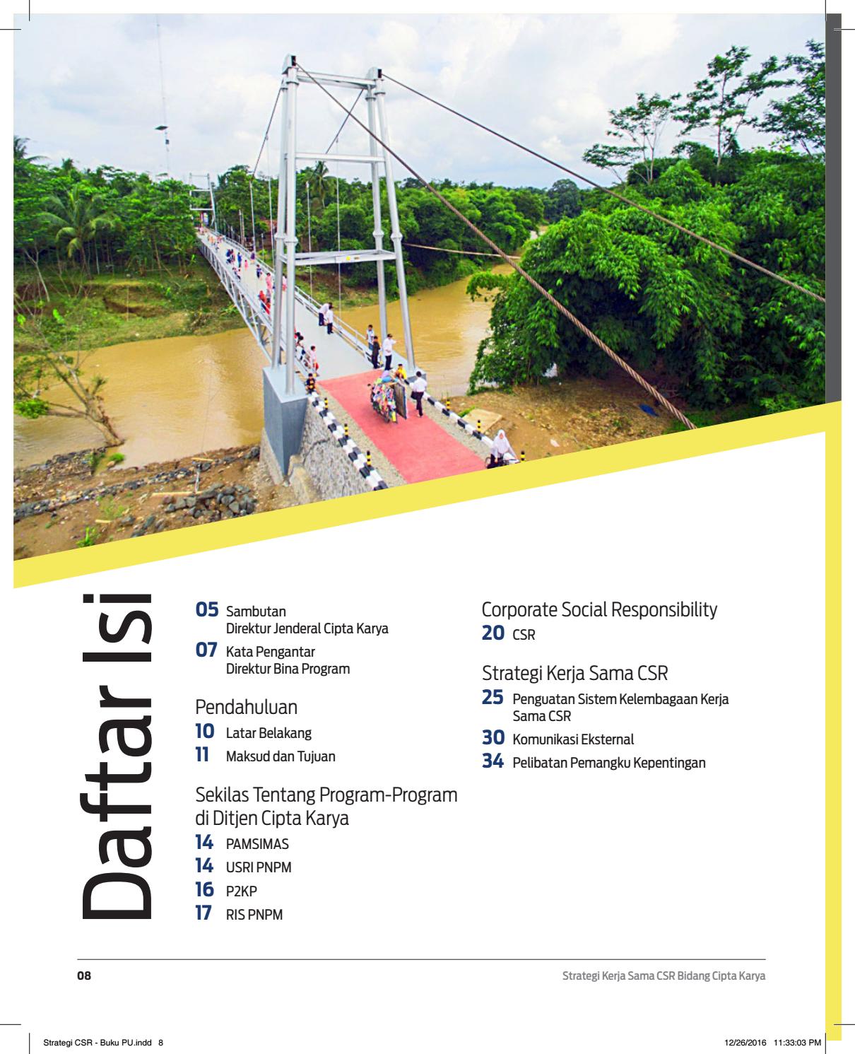 CSR Report - CIPTA KARYA PUPR by Artoio Gomes - Issuu