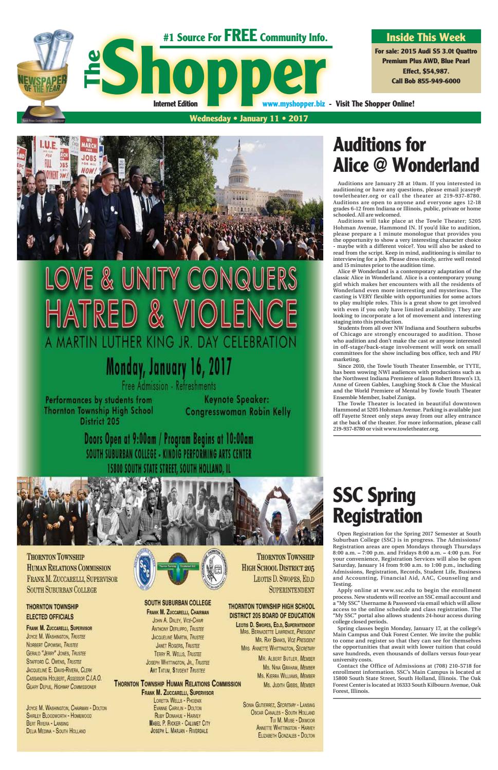 The Shopper 1/11/17 by The Shopper - Issuu