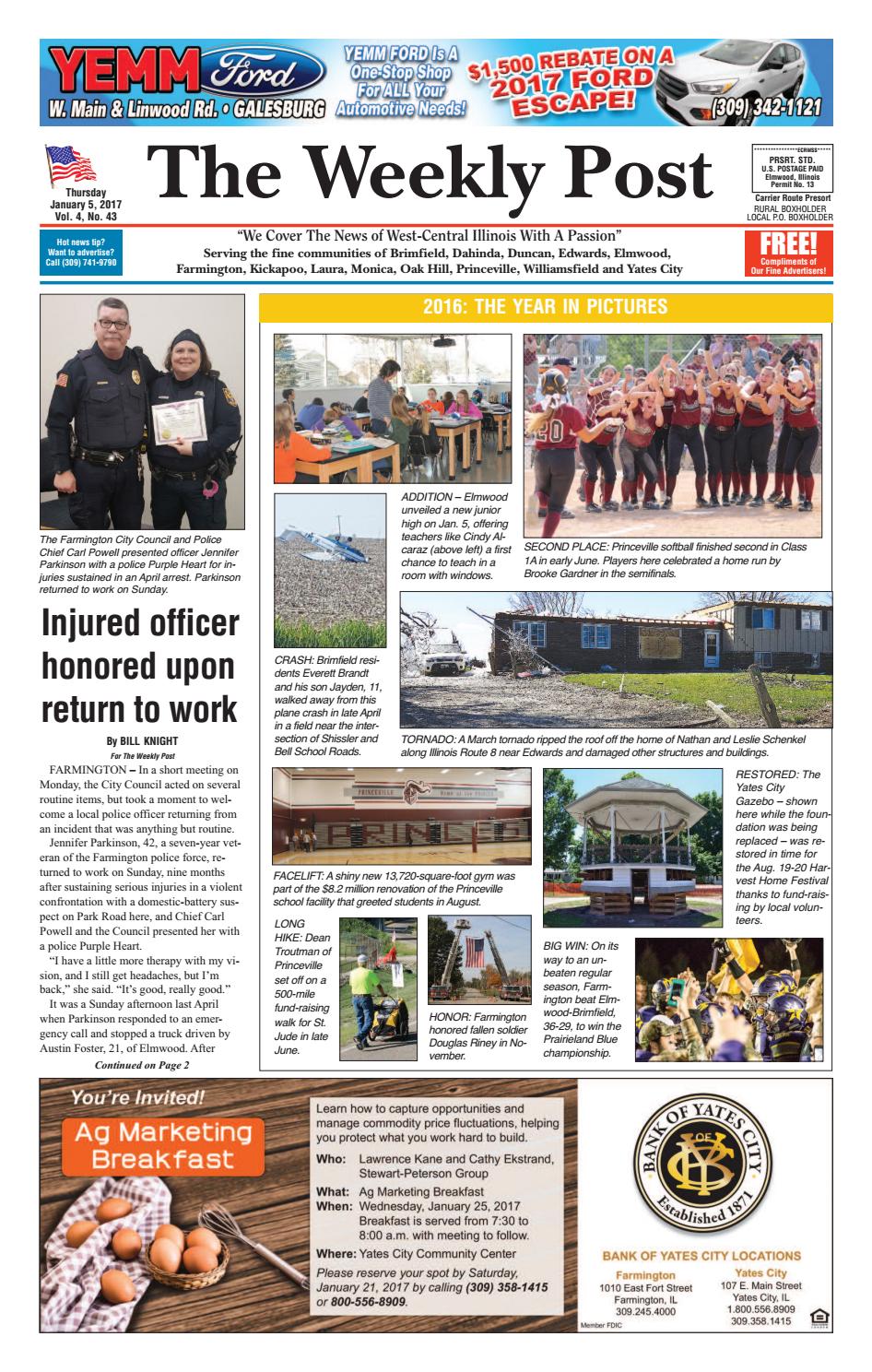 The Weekly Post 1/5/17 by The Weekly Post - Issuu