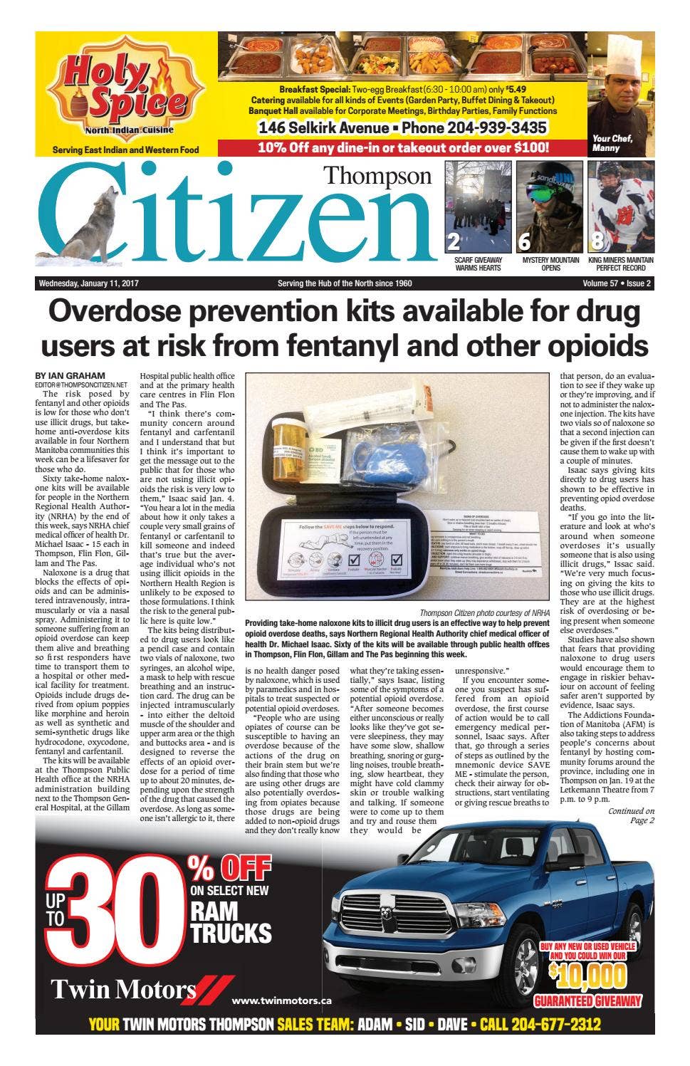 January 11 2017 by Thompson Citizen - Issuu