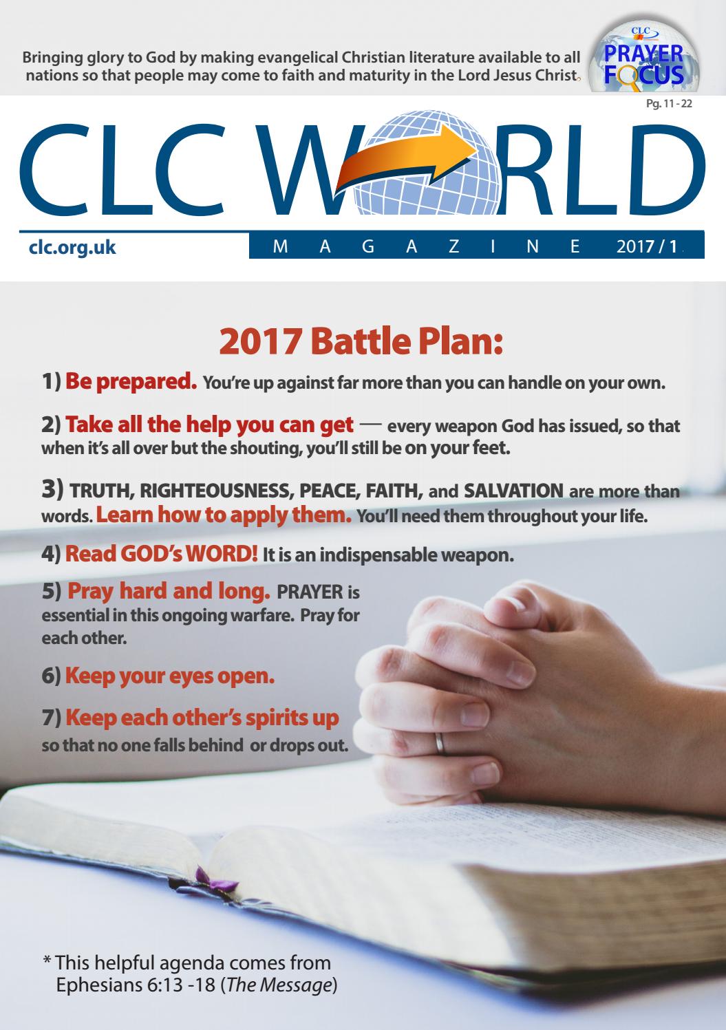 2017 CLC World Magazine Issue 1 by Kingsway CLC Trust - Issuu