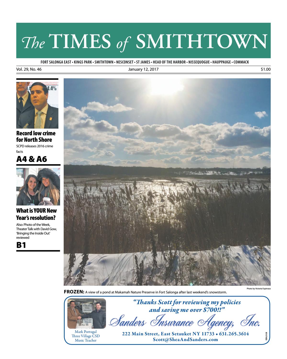 The Times of Smithtown - January 12, 2016 by TBR News Media - Issuu