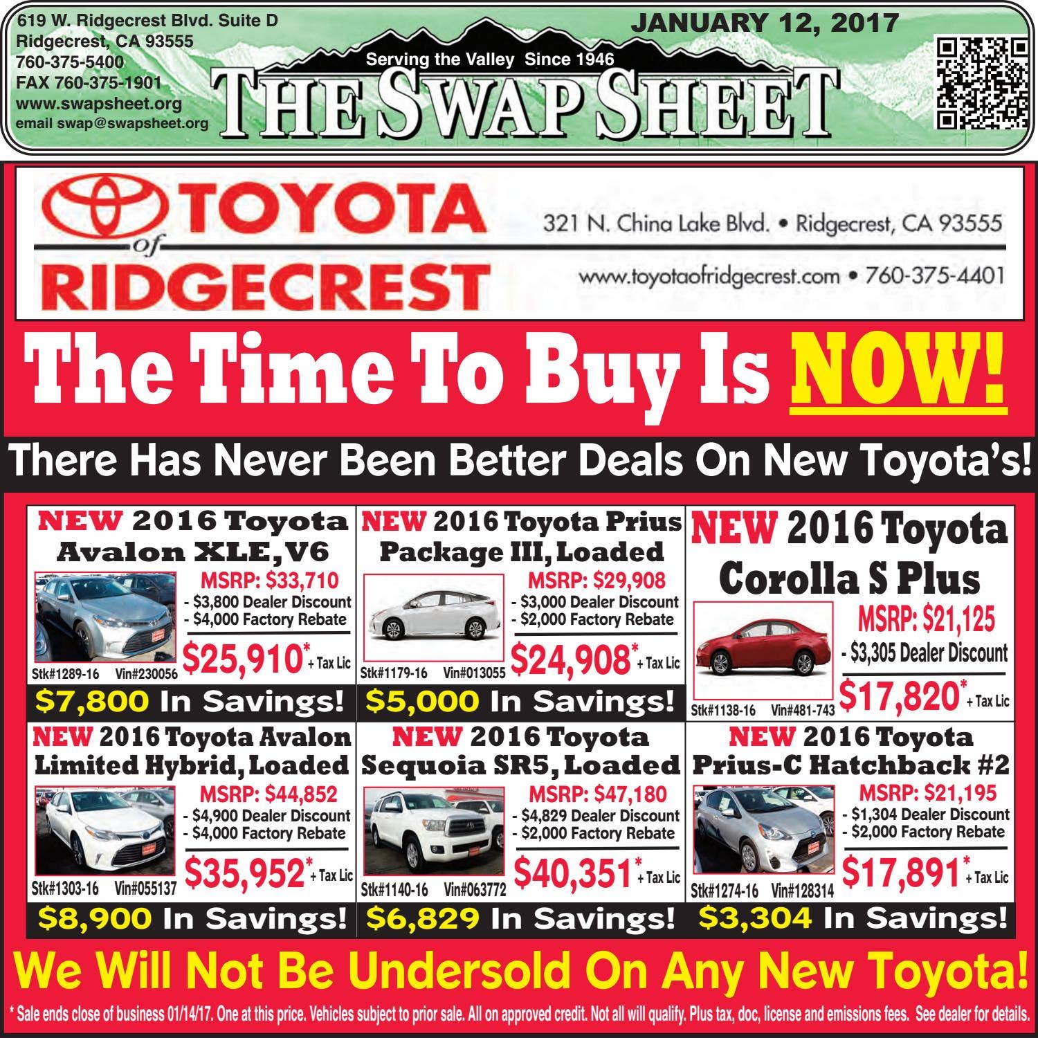 011217 by The Swap Sheet - Issuu