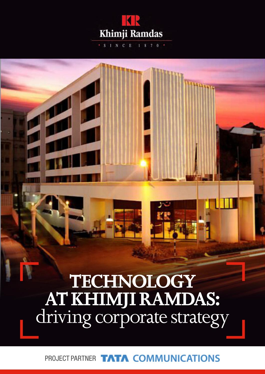 Khimji Ramdas - brochure 2017 by Business Chief Middle East - Issuu