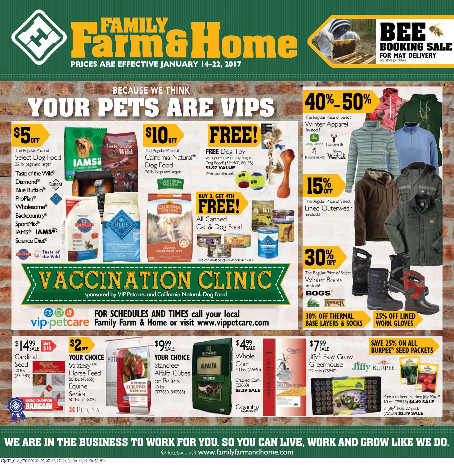 Archived, Inactive Ad: Family Farm & Home JAT3 Ad (Effective January 14 ...