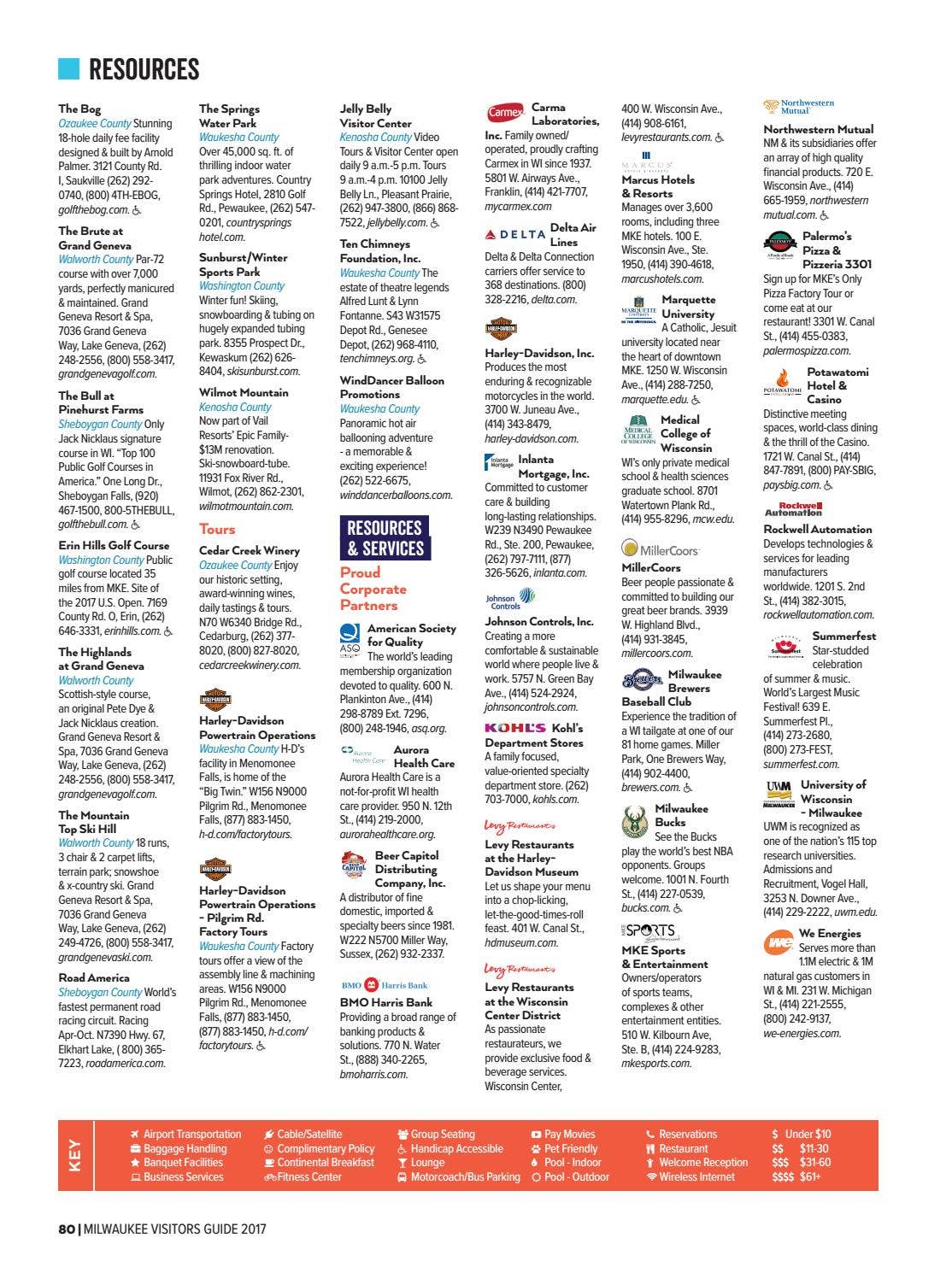 2017 Official Milwaukee Visitors Guide by Visit Milwaukee - Issuu