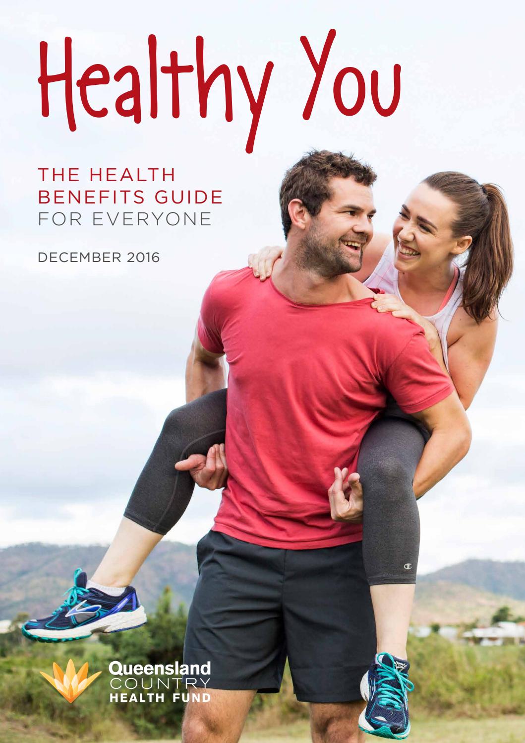 Brochure health benefits guide by Queensland Country - Issuu